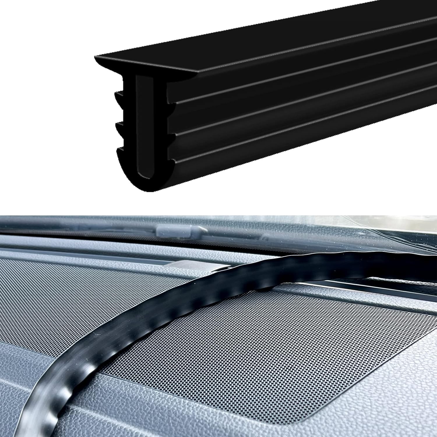 Amazon.com: Msyuusr Car Rubber Dashboard Trim Seal Strip, 6.6Ft ...