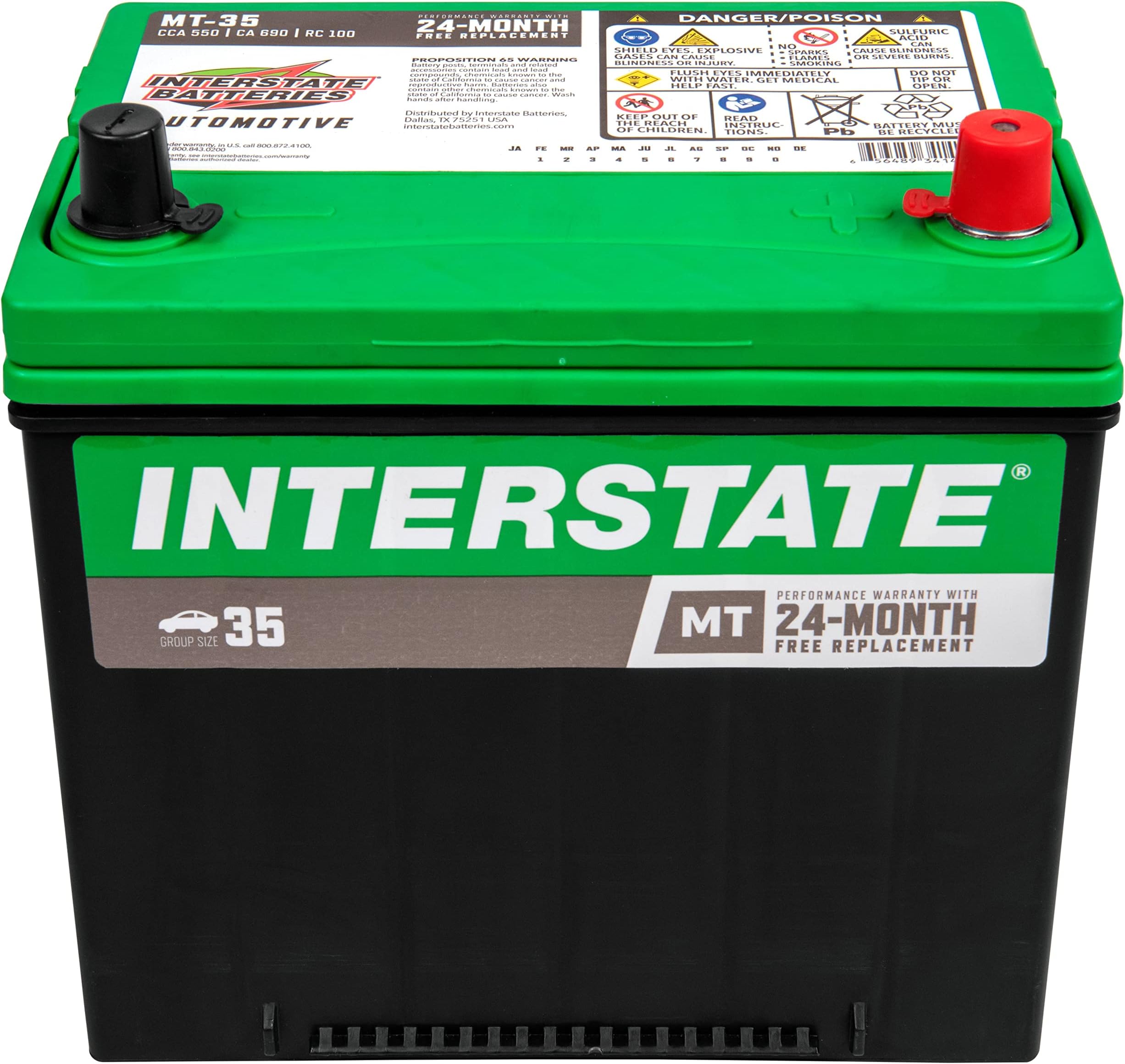 Amazon.com: Interstate Batteries Group 35 Car Battery Replacement (MT ...