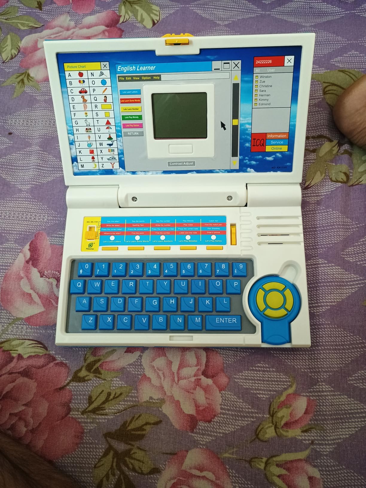 esnipe mart® 20 activities & games fun laptop notebook computer toy for ...