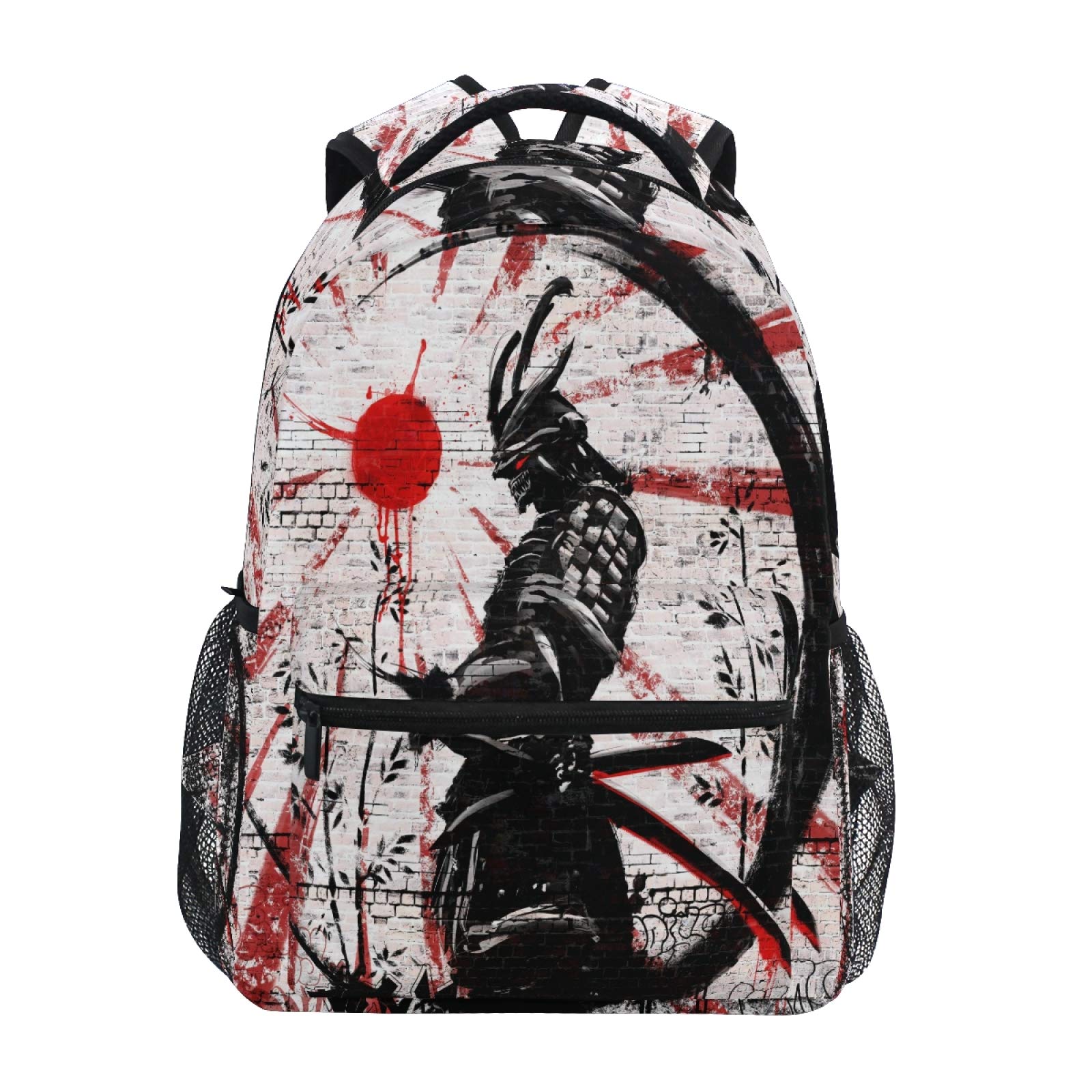 Amazon.com: Backpack Japanese Samurai School Shoulder Bag Large ...