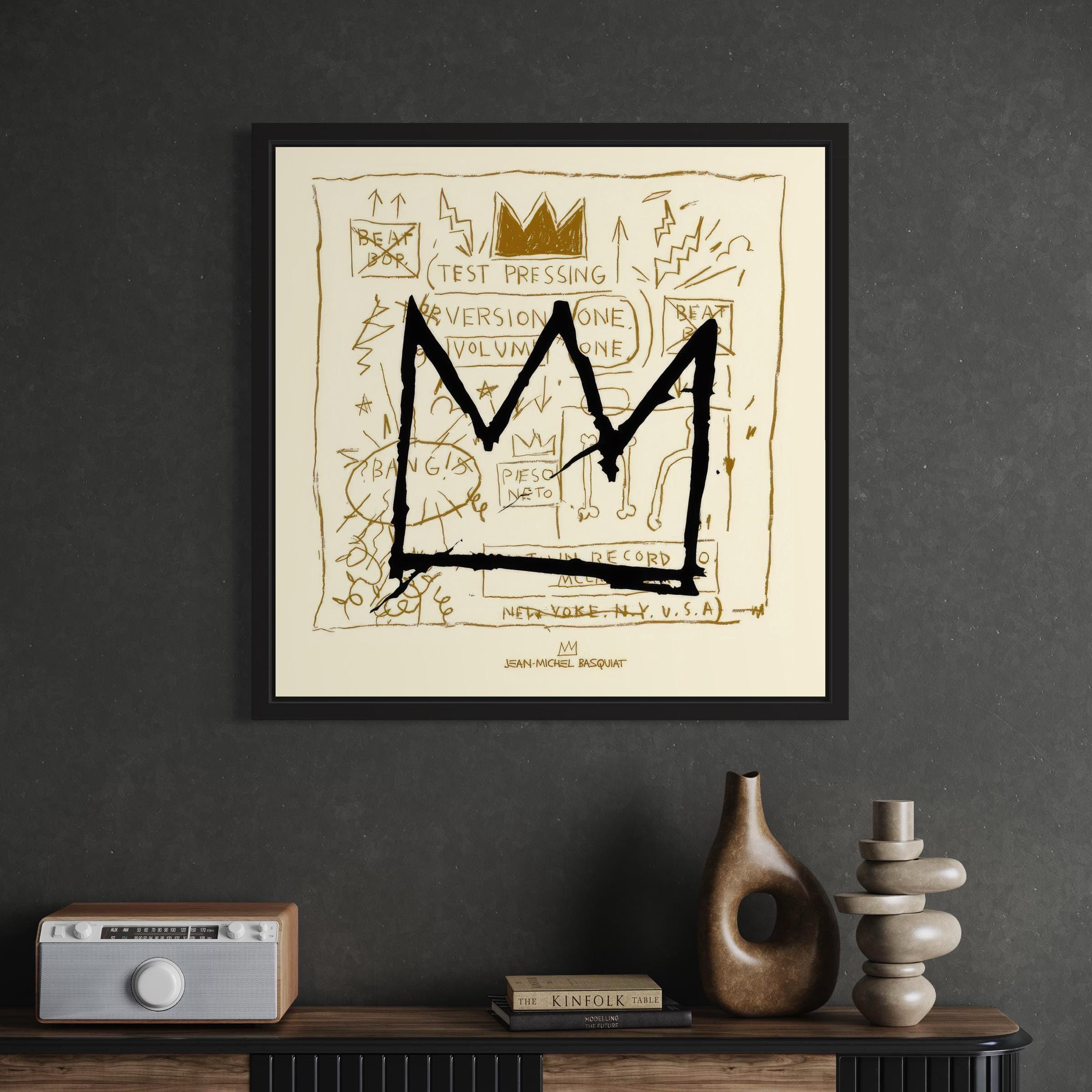 Basquiat Crown Art
