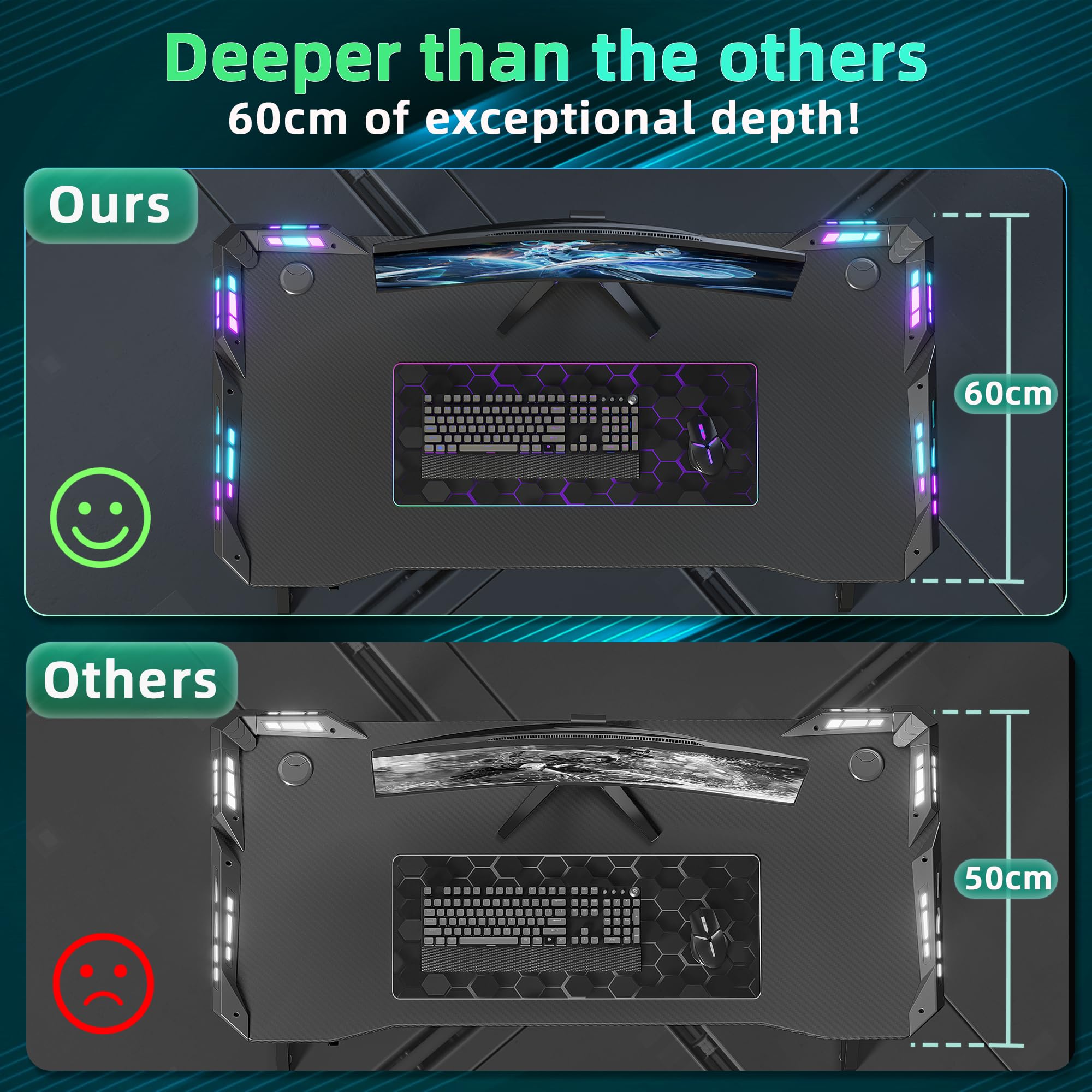 Snapklik.com : TIQLAB Gaming Desk