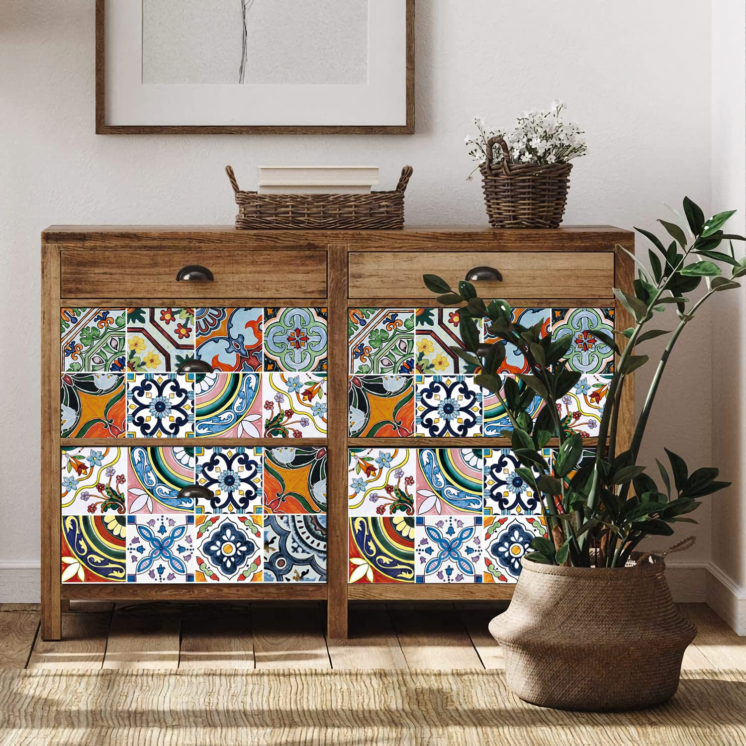Snapklik.com : Easy Apply Just Peel And Stick Bohemian Moroccan Tile ...