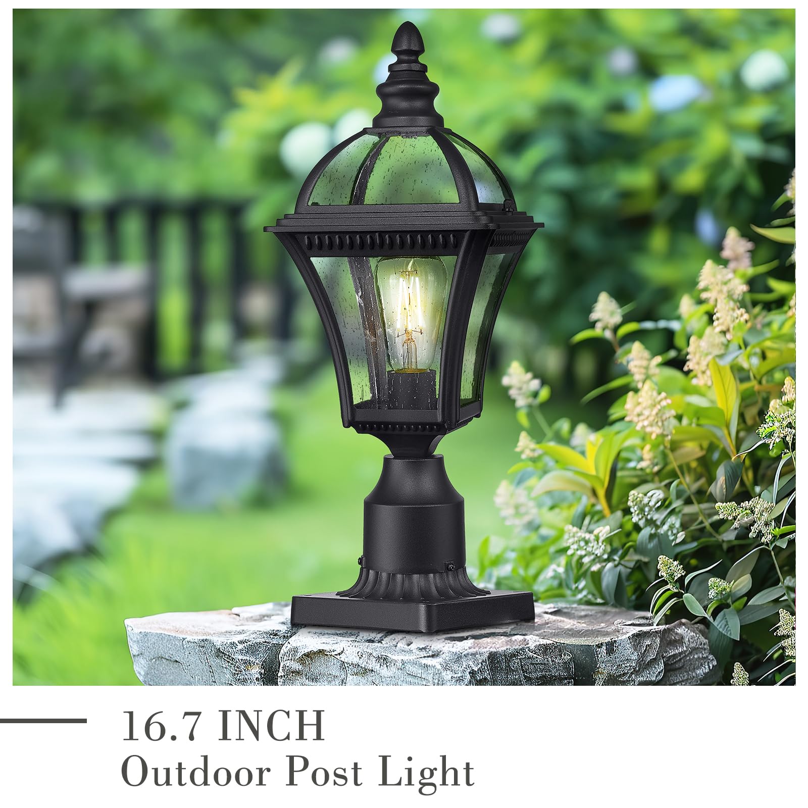 Outdoor Lights For Patio Outdoor Post Light, 21 Inch Large Exterior ...