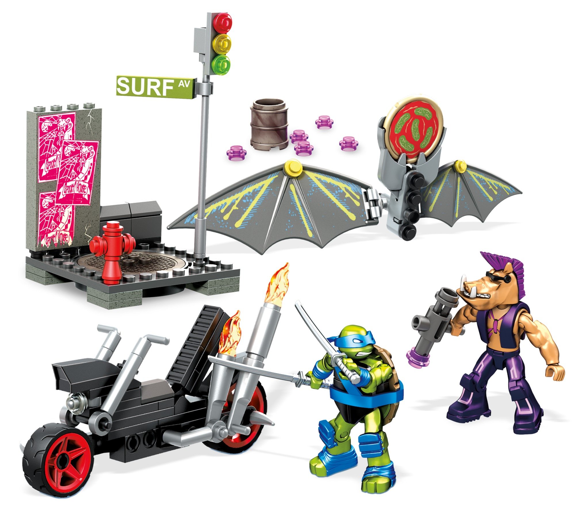 Mega Bloks Teenage Mutant Ninja Turtles Leo Teenage Mutant Ninja