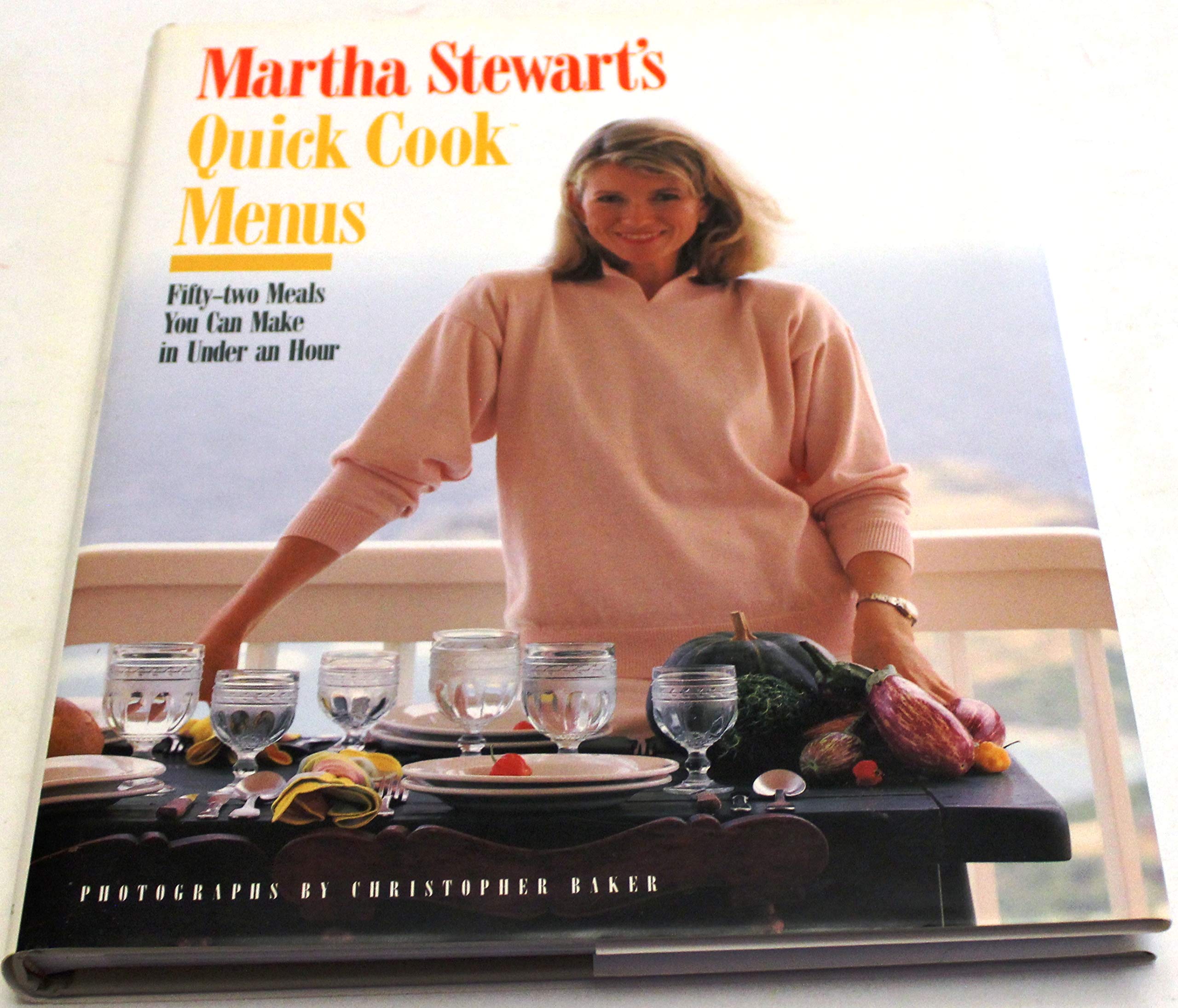 Martha Stewart's Quick Cook Menus: Stewart, Martha: 9780517570647 ...