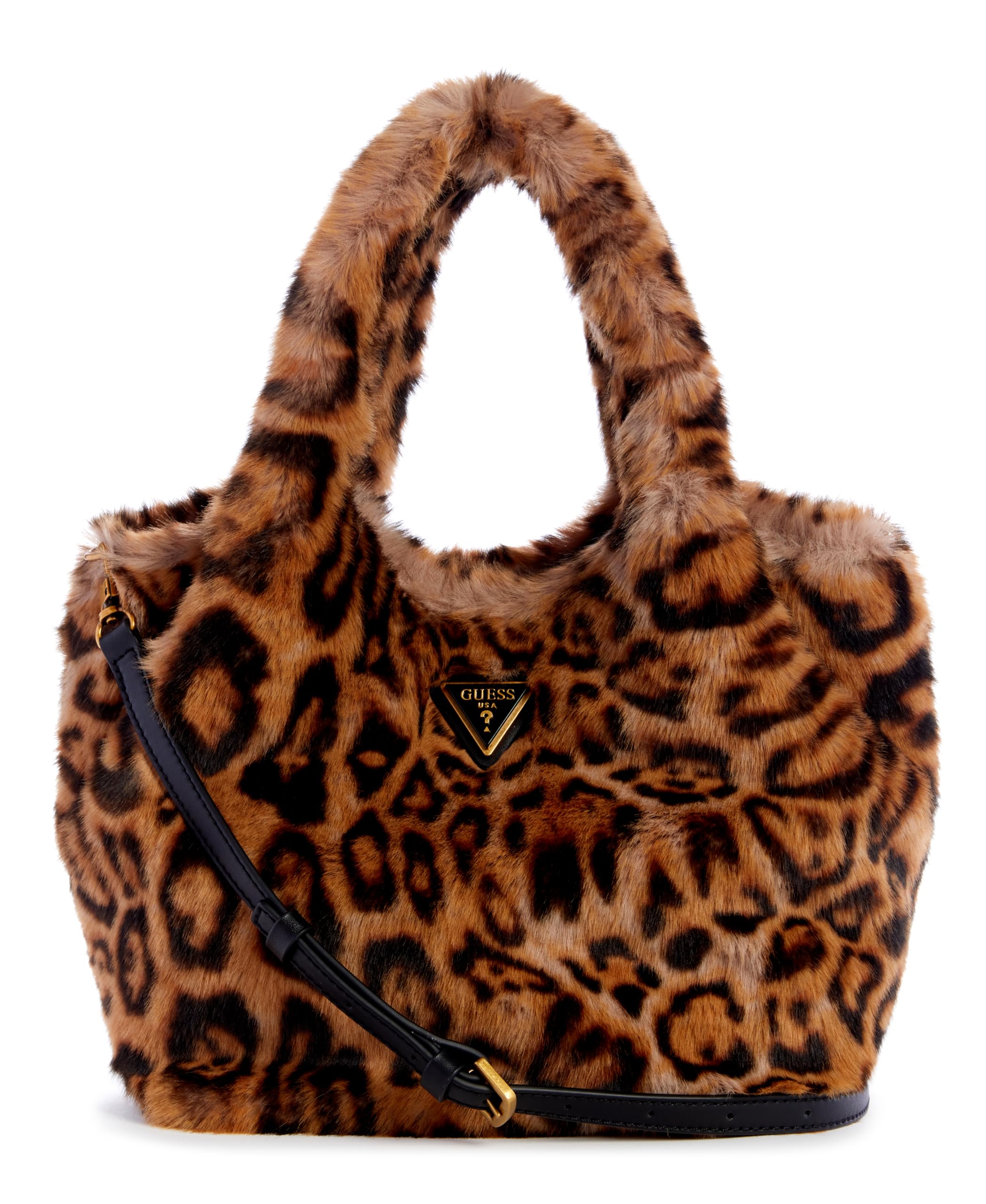 Guess Samia Tote Bag Womens Leopard One Size: Amazon.co.uk: Fashion