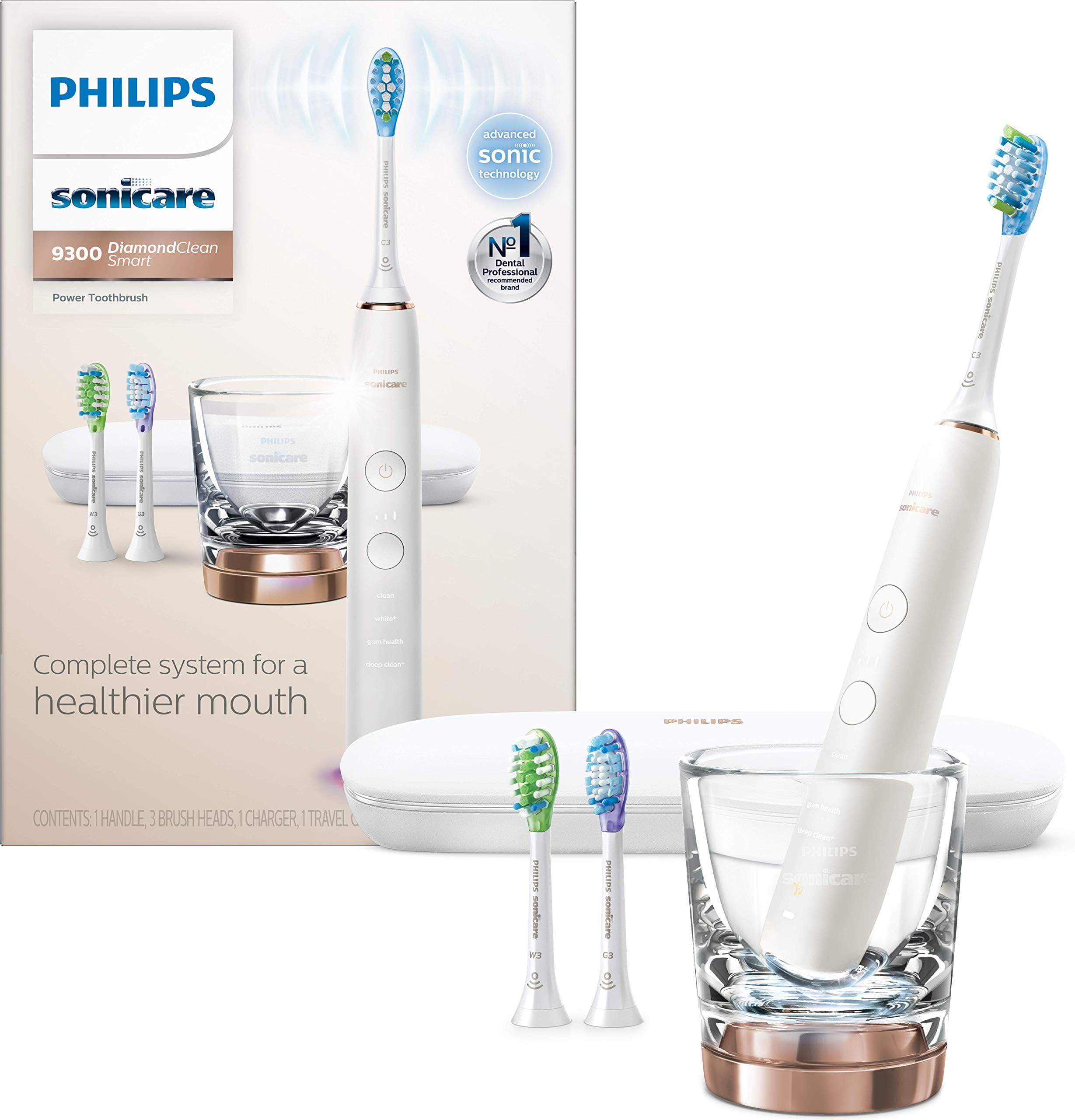 Amazon.com: Philips Sonicare DiamondClean Smart 9300 Rechargeable ...