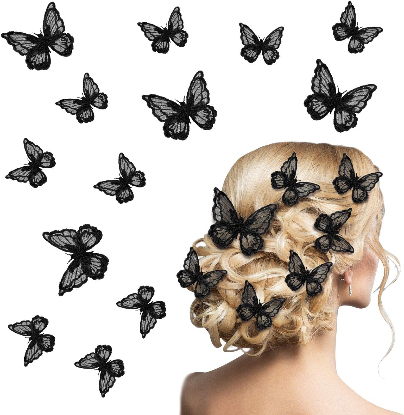 Amazon.com: Elesa Miracle 20pcs Baby Girl Butterfly Hair Clips Toddlers ...