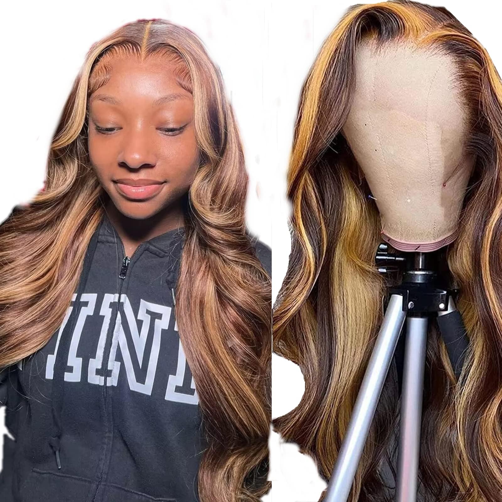 Amazon.com : Manorshen Glueless Bob Wig Human Hair Pre Plucked 12 Inch ...