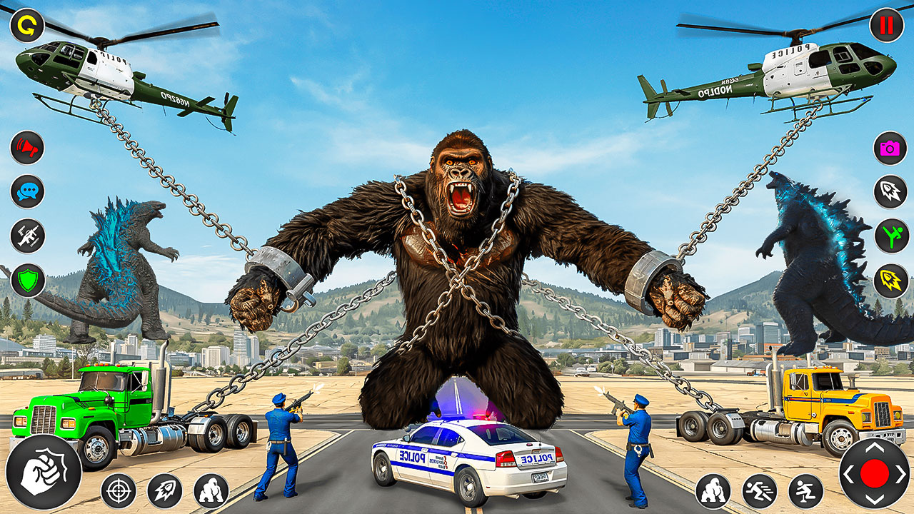Bigfoot Monster Kong Kaiju Giant Godzilla City Attack Open World Game ...