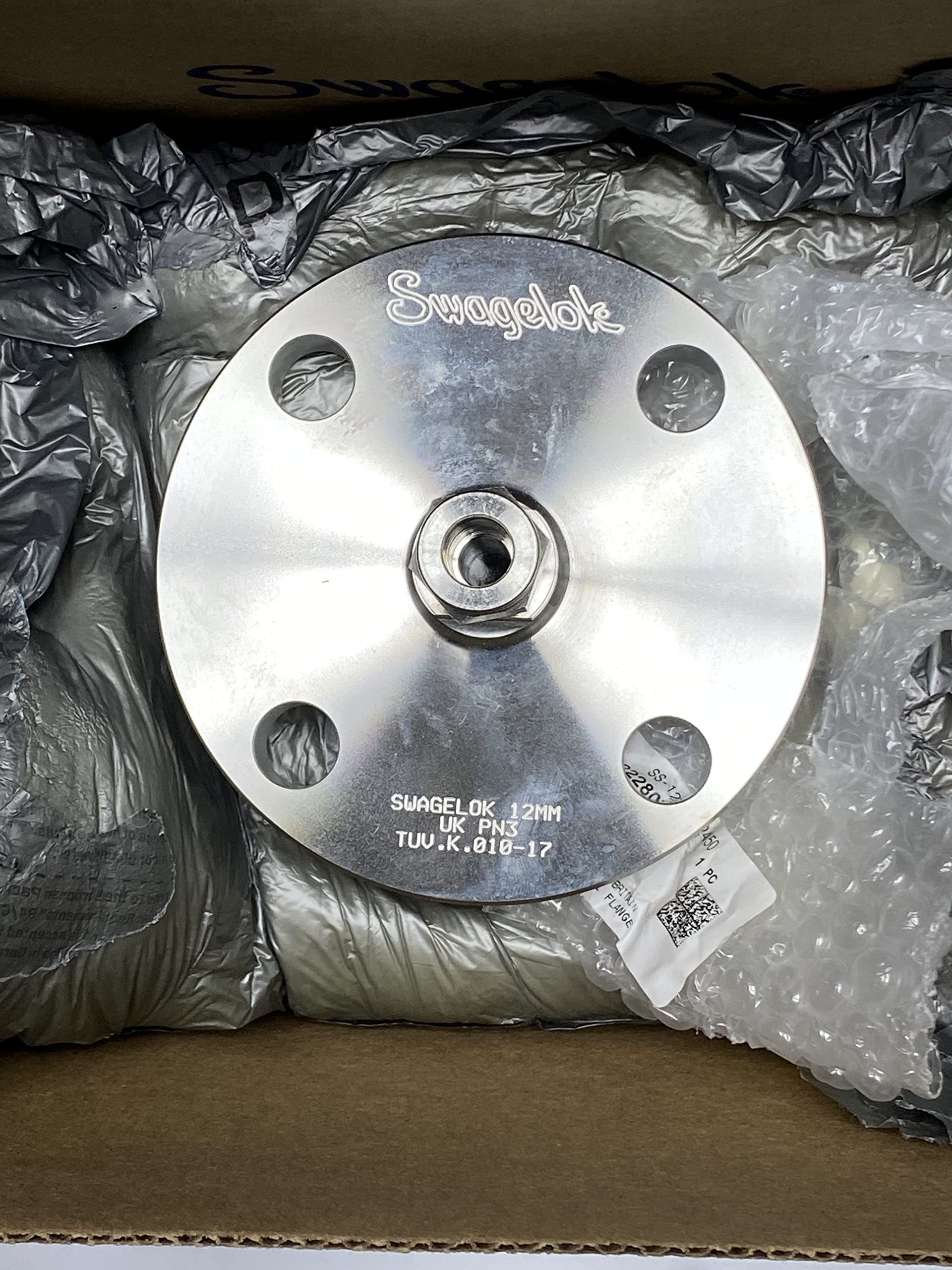 Stainless Steel Ansi Flange Adapter 12 Mm Swagelok Tube Fitting ...