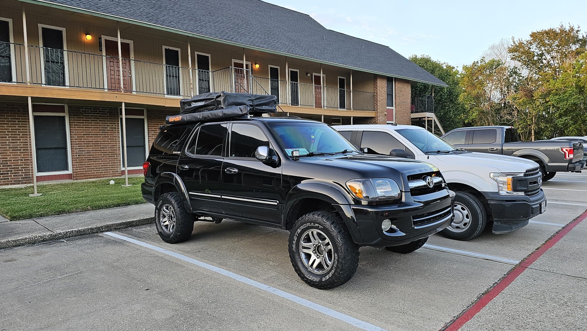 $27/mo - Finance SAMOUT Vehicle Awning, 4.6ft x 8.2ft, Rooftop Pullout ...