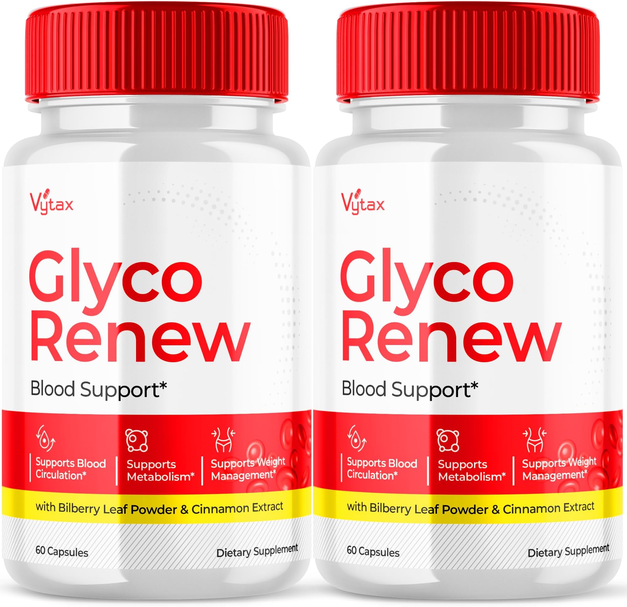 Amazon.com: (2 Pack) Glyco Renew Blood Support Supplement Capsules ...