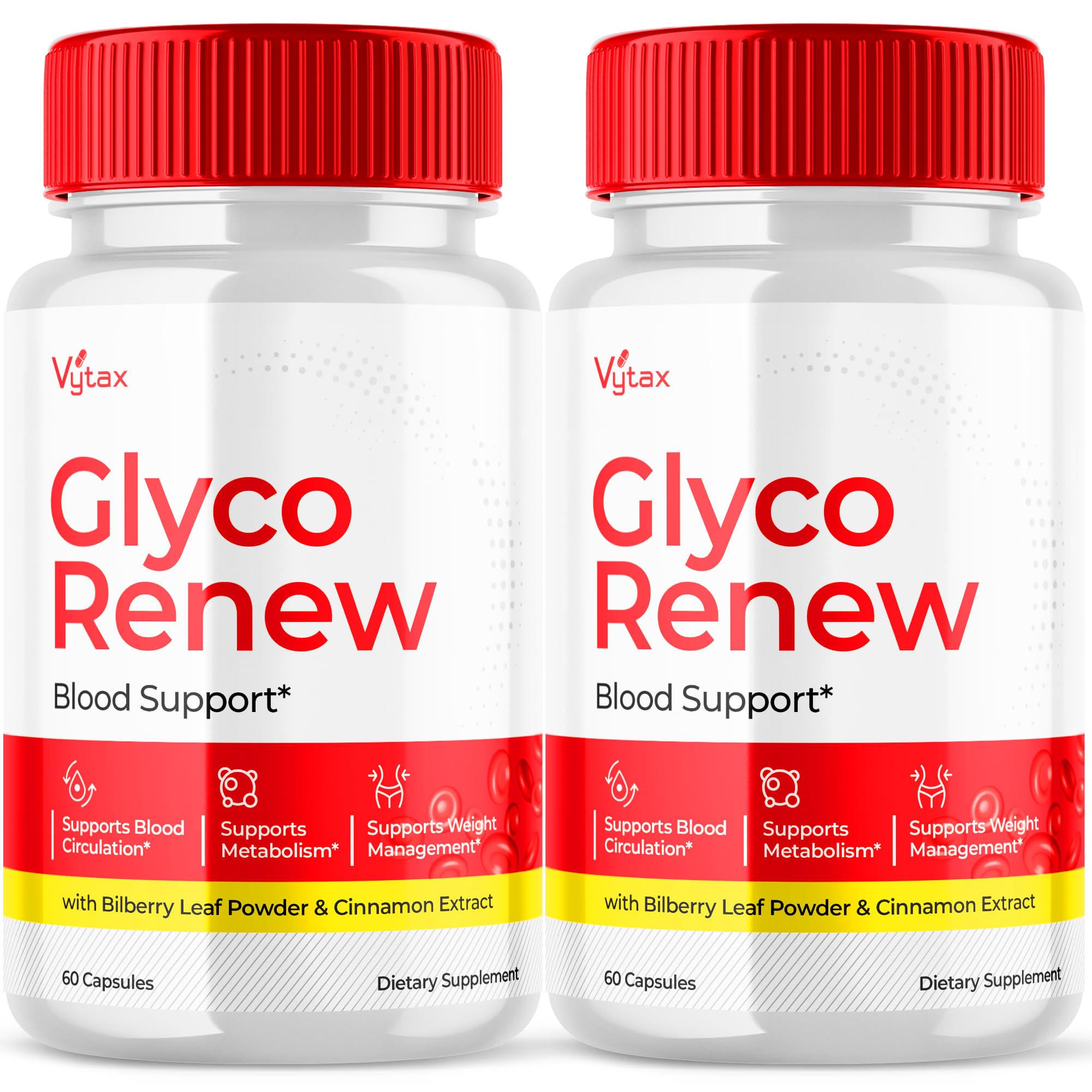 Amazon.com: (2 Pack) Glyco Renew Blood Support Supplement Capsules ...