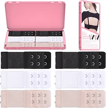 Amazon.com: Cómodo extensor de brasier, extensión de cierre de ...