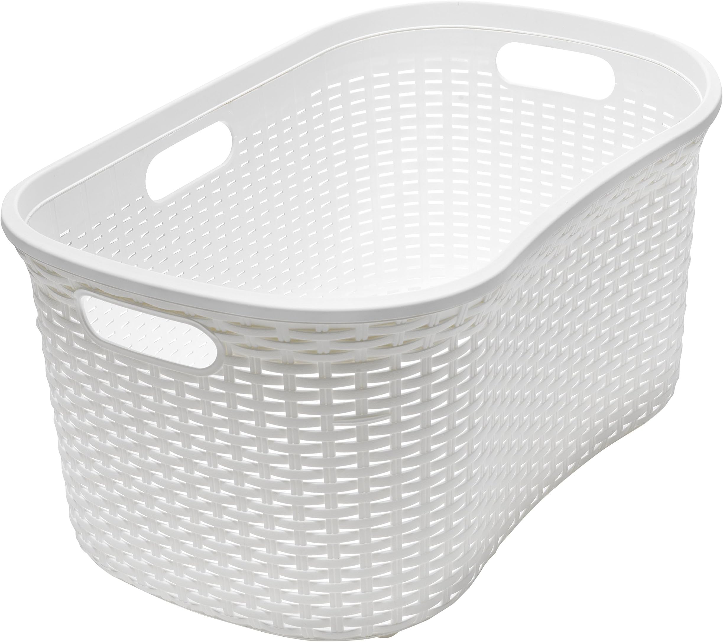 Addis Fold Flat Easy Store Laundry Basket Hamper, Grey & Mint, 38 Litre ...