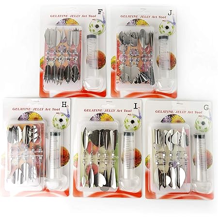 Amazon.com: Gelatin Jelly Art Tools 3D Flower Cake Decorating Tool Set ...