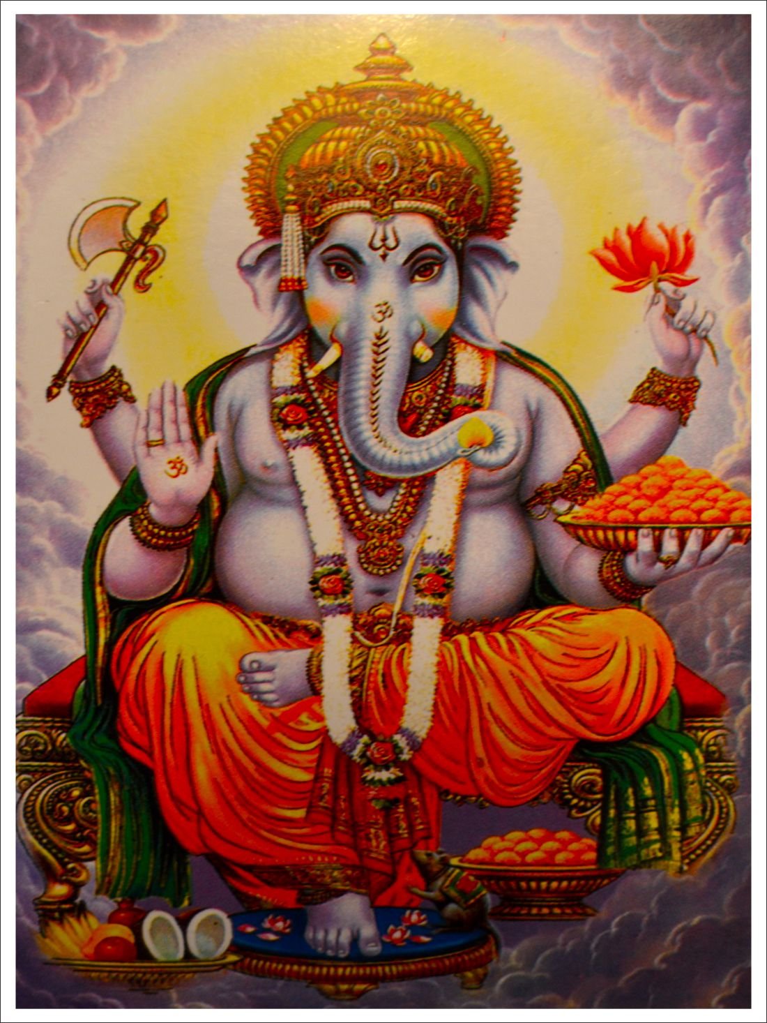 Ganesh Ji Wallpaper Download Ganesh Ji HD Red Roses Wallpaper