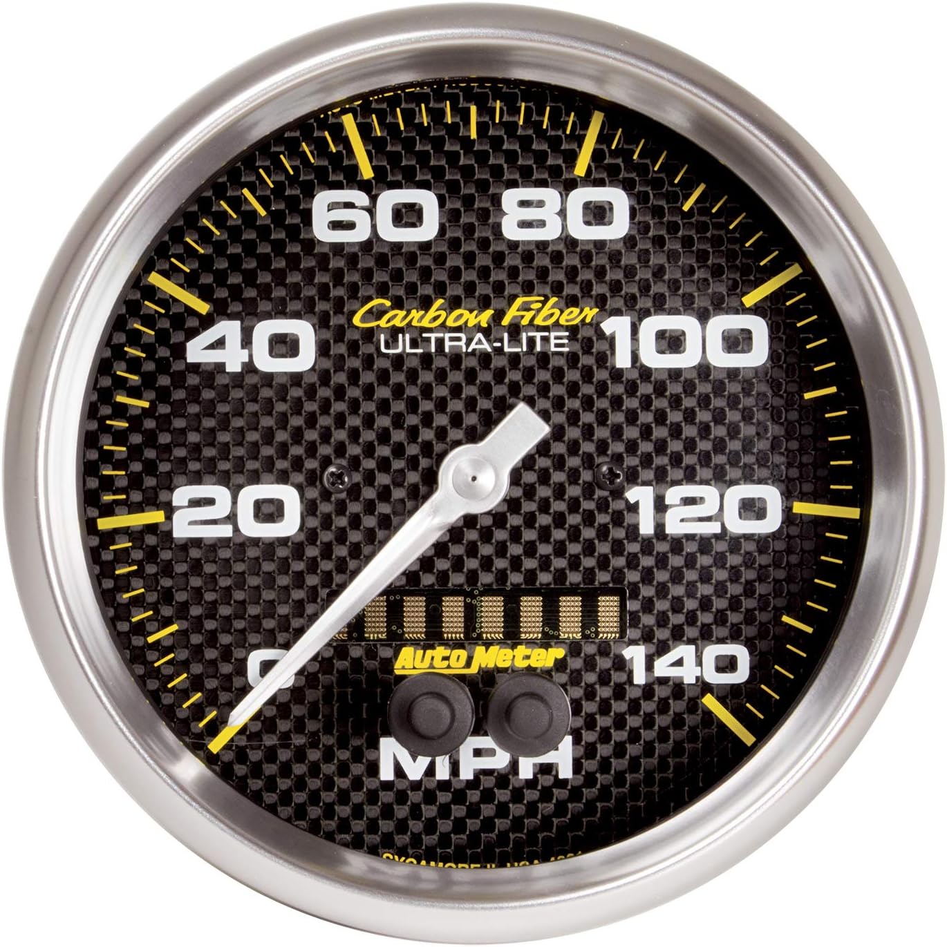 Amazon.com: Auto Meter 4881 CARBON FIBER 5" GPS Speedometer (0-140 MPH ...