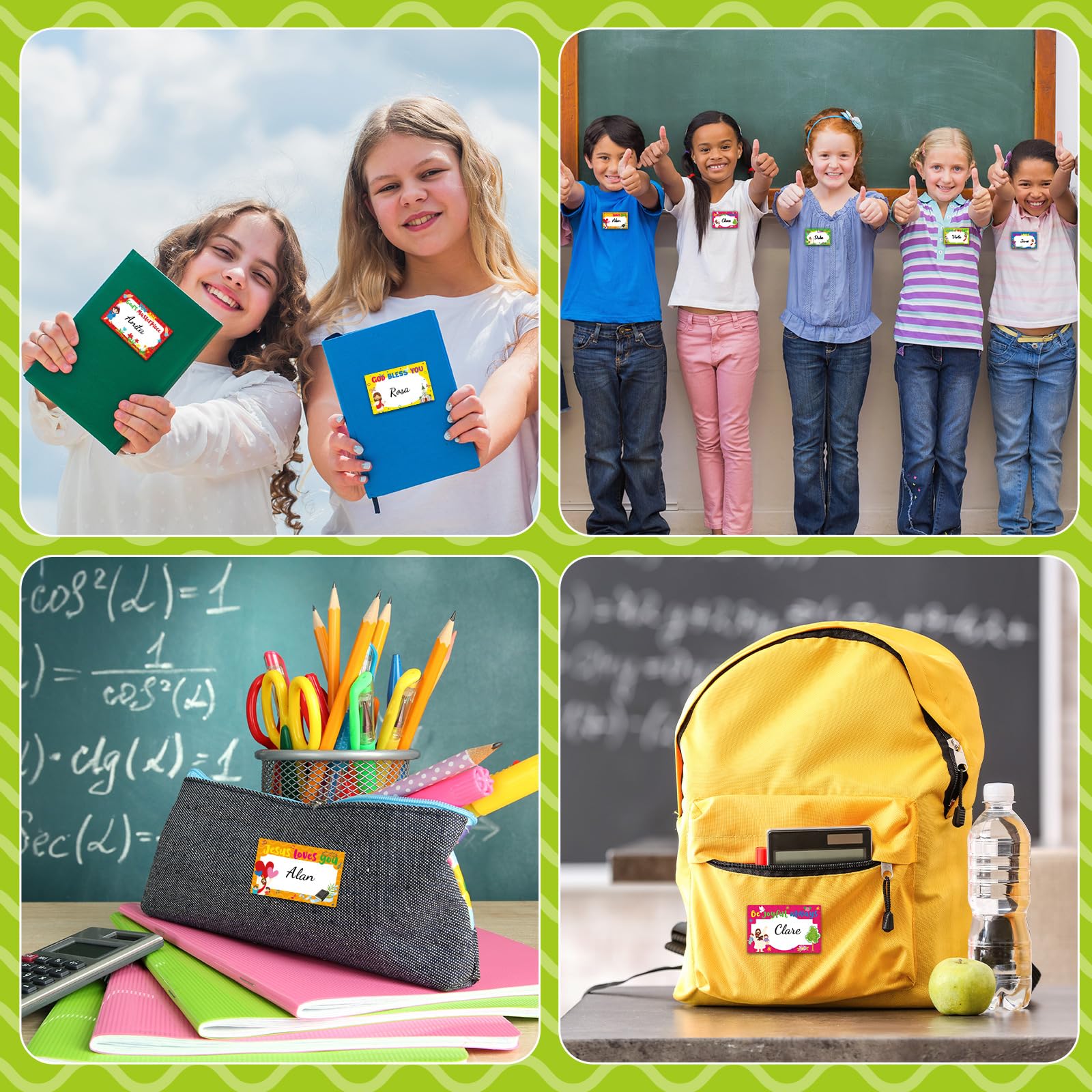 Christian Name Tags Christian Name Tag Etsy Norway