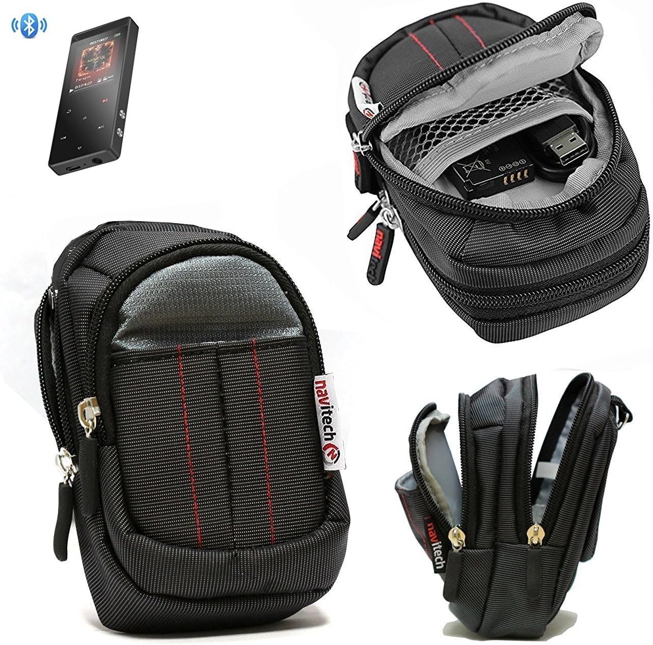 Amazon.com : Navitech Black mp3 / Mini DAB FM Digital Music Player ...