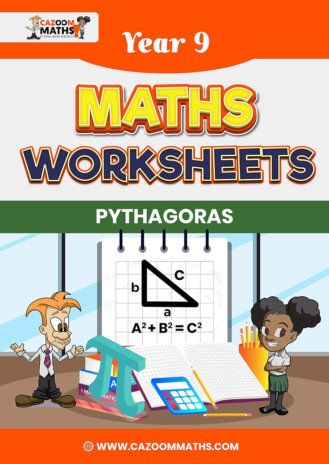 Year 9 Maths Worksheets: Geometry - Pythagoras: The Hypotenuse eBook ...