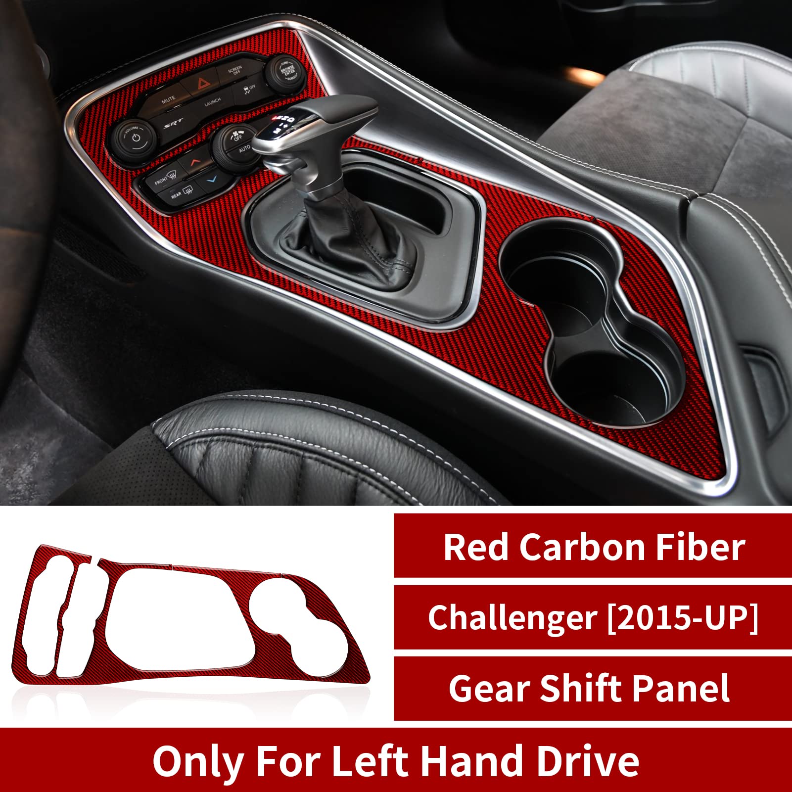 Snapklik.com : Car Gear Shift Panel Decals For 2015 2016 2017 2018 2019 ...