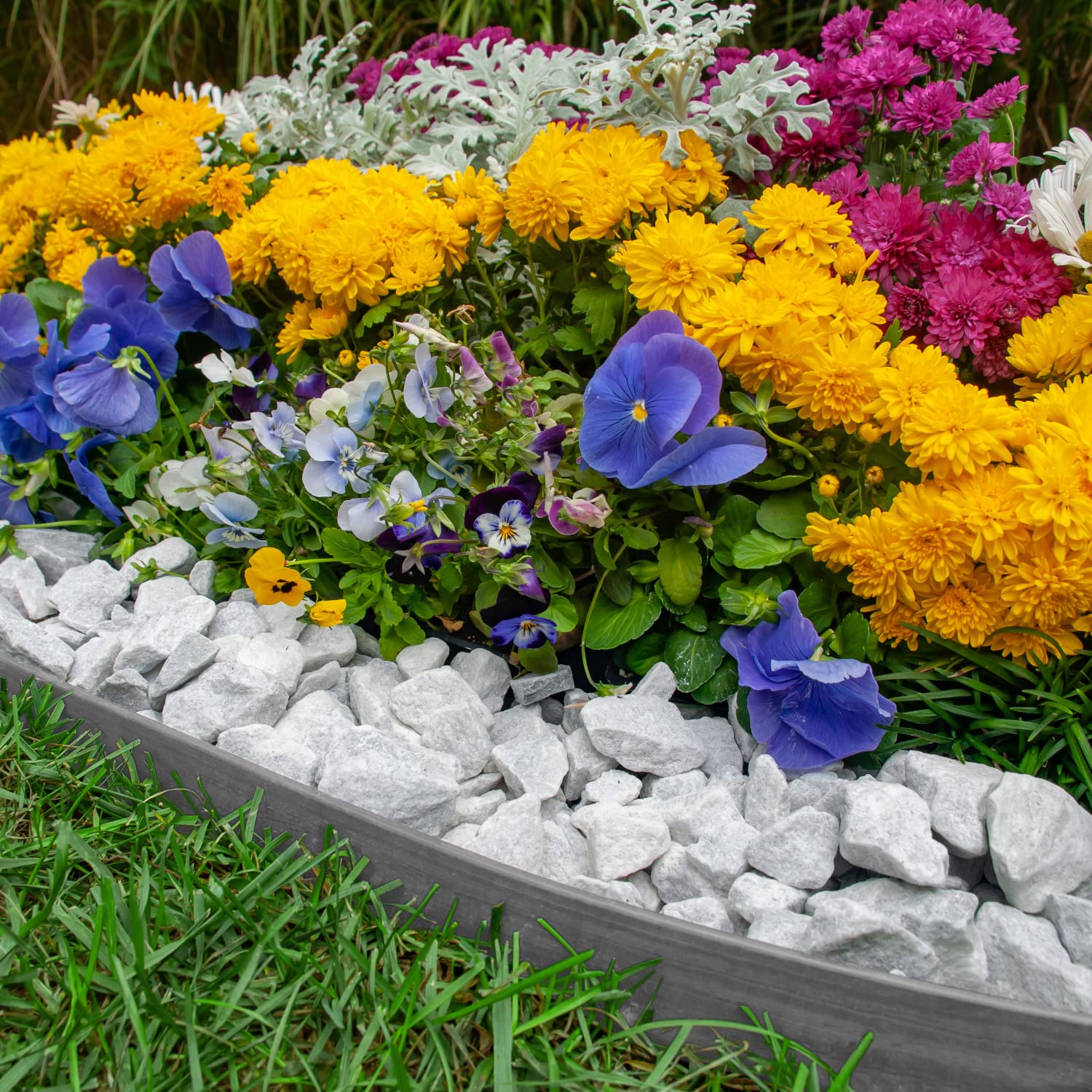 Snapklik.com : EasyFlex Heavy Duty No-Dig Landscape Edging - 50 Kit