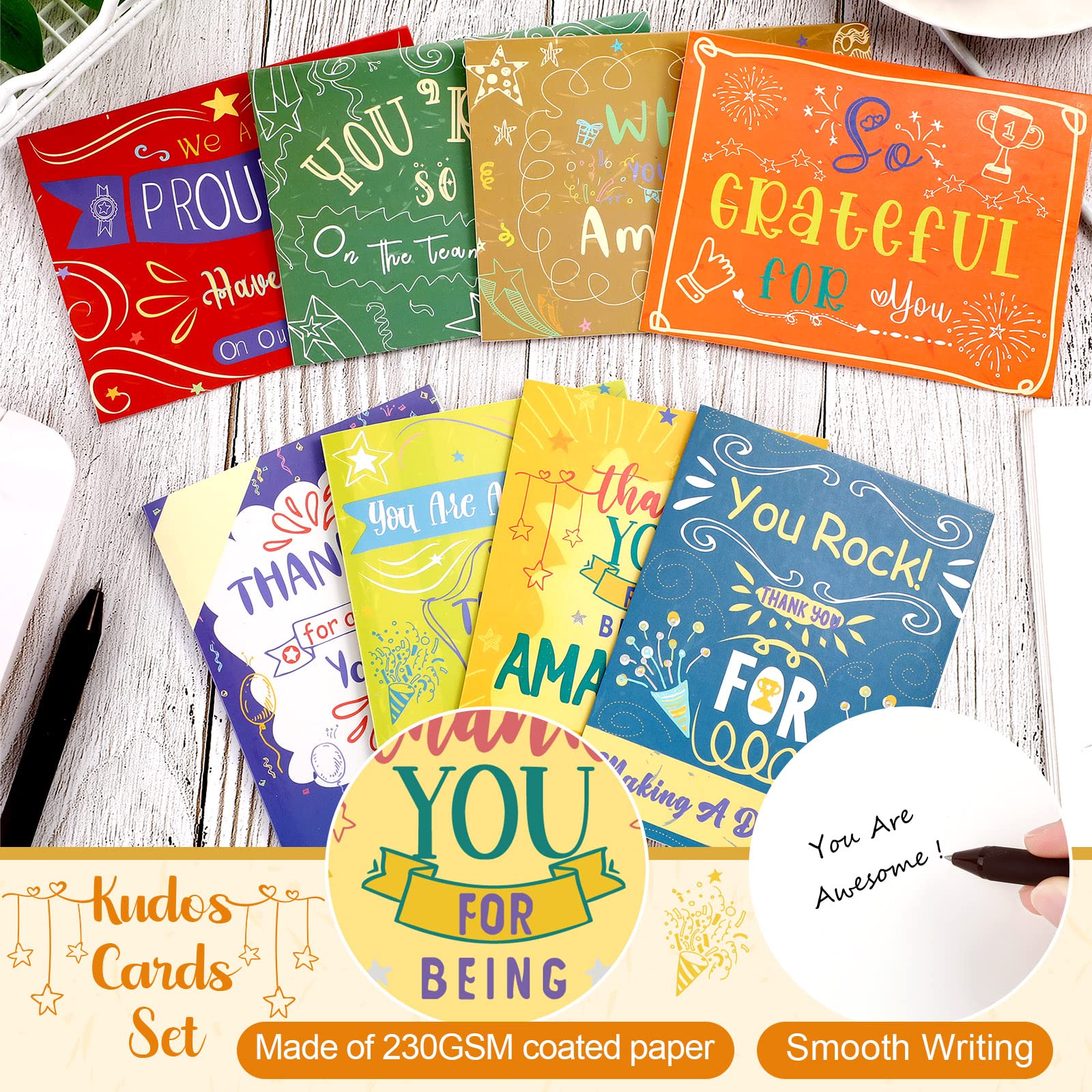 Snapklik.com : Woanger 24 Set Employee Appreciation Encouragement Cards ...