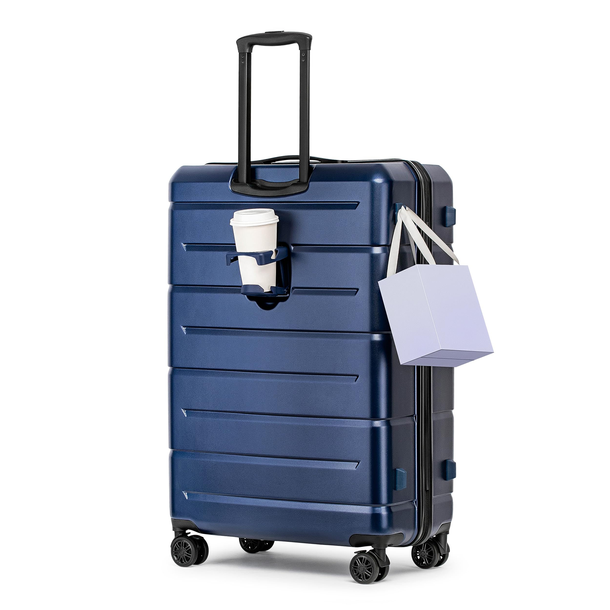 Amazon.com | KYME Hardside Checked 30 Inch Luggage with Double Spinner ...