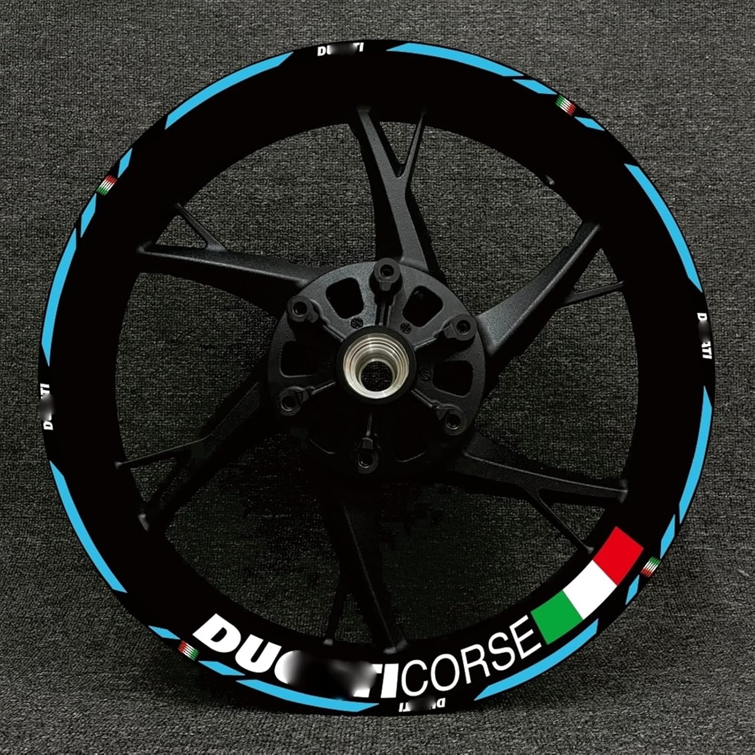 HIMNIL Motorcycle Wheel Decals Rim For Ducati V4 797 748 1098 S 821 696 ...