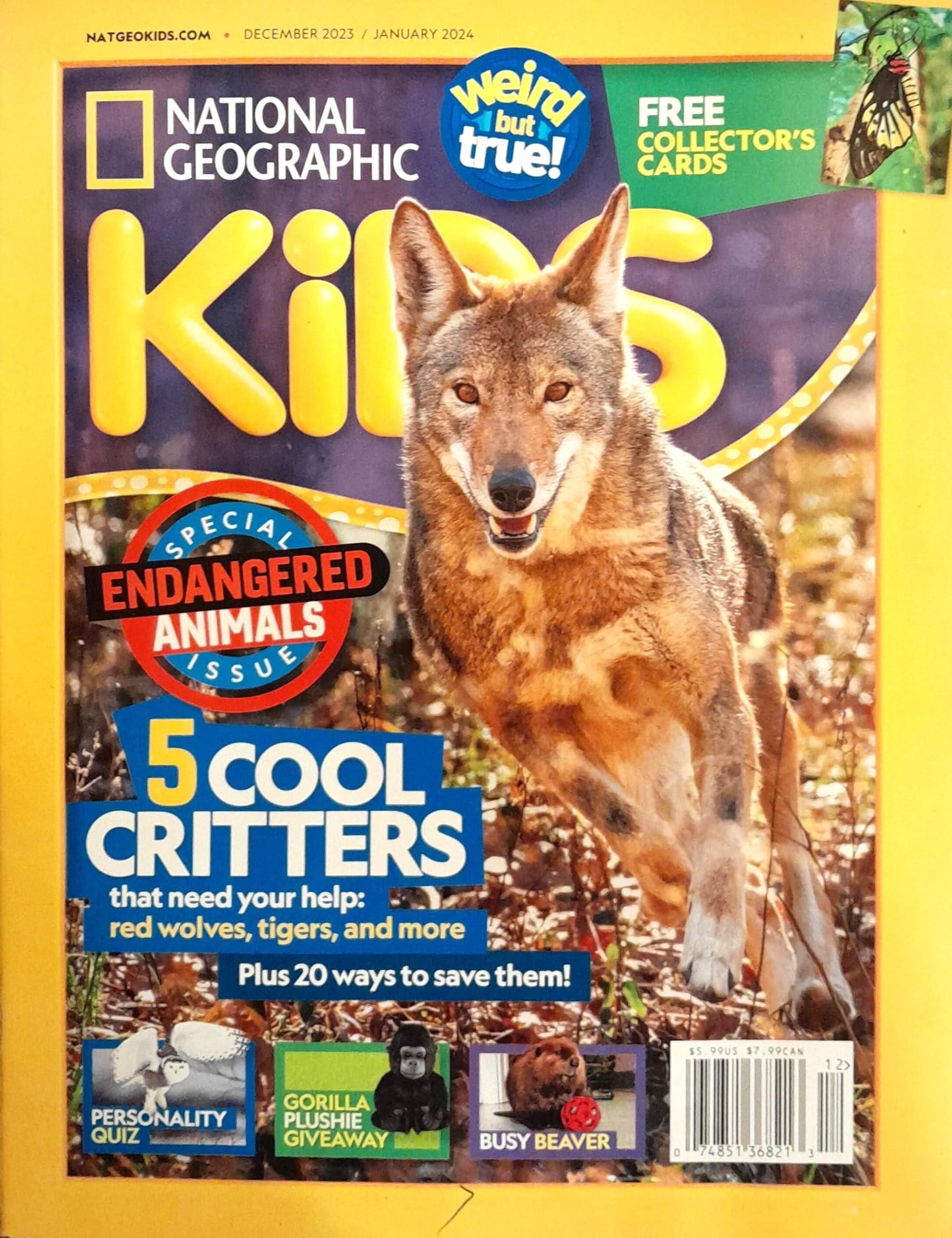 National Geographic Kids Magazine December 2023 January 2024 5 Cool ...