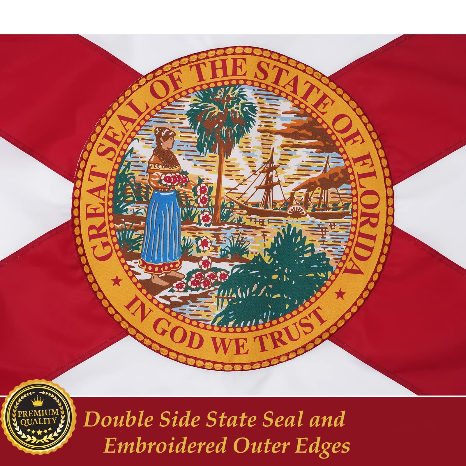 Snapklik.com : TOPFLAGS Florida Flag 3x5 Outdoor FL State Flags ...