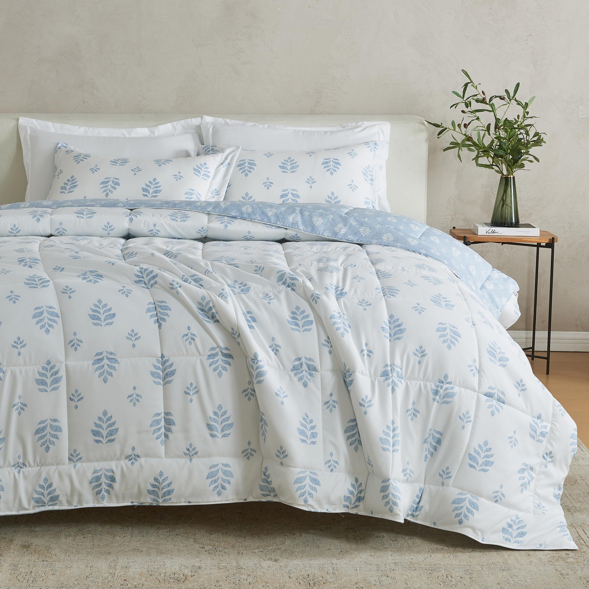 Amazon.com: King / California King Reversible Comforter Set | Down ...