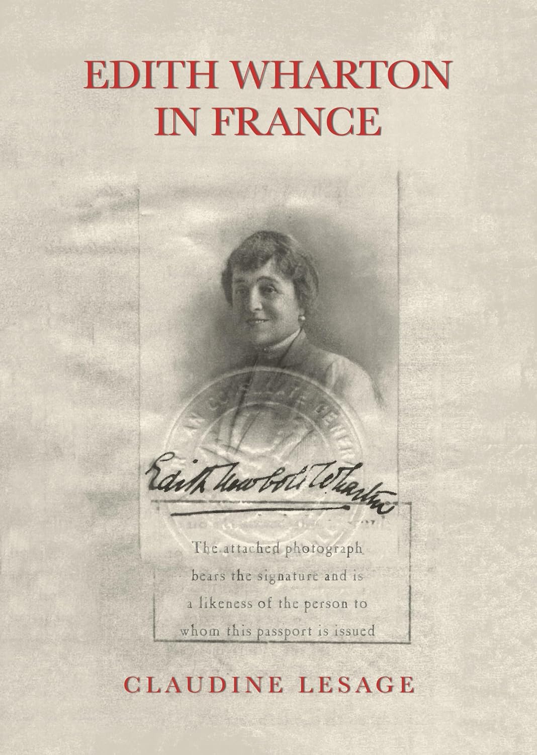 Amazon.com: Edith Wharton in France: 9781632260932: Lesage, Claudine: Books