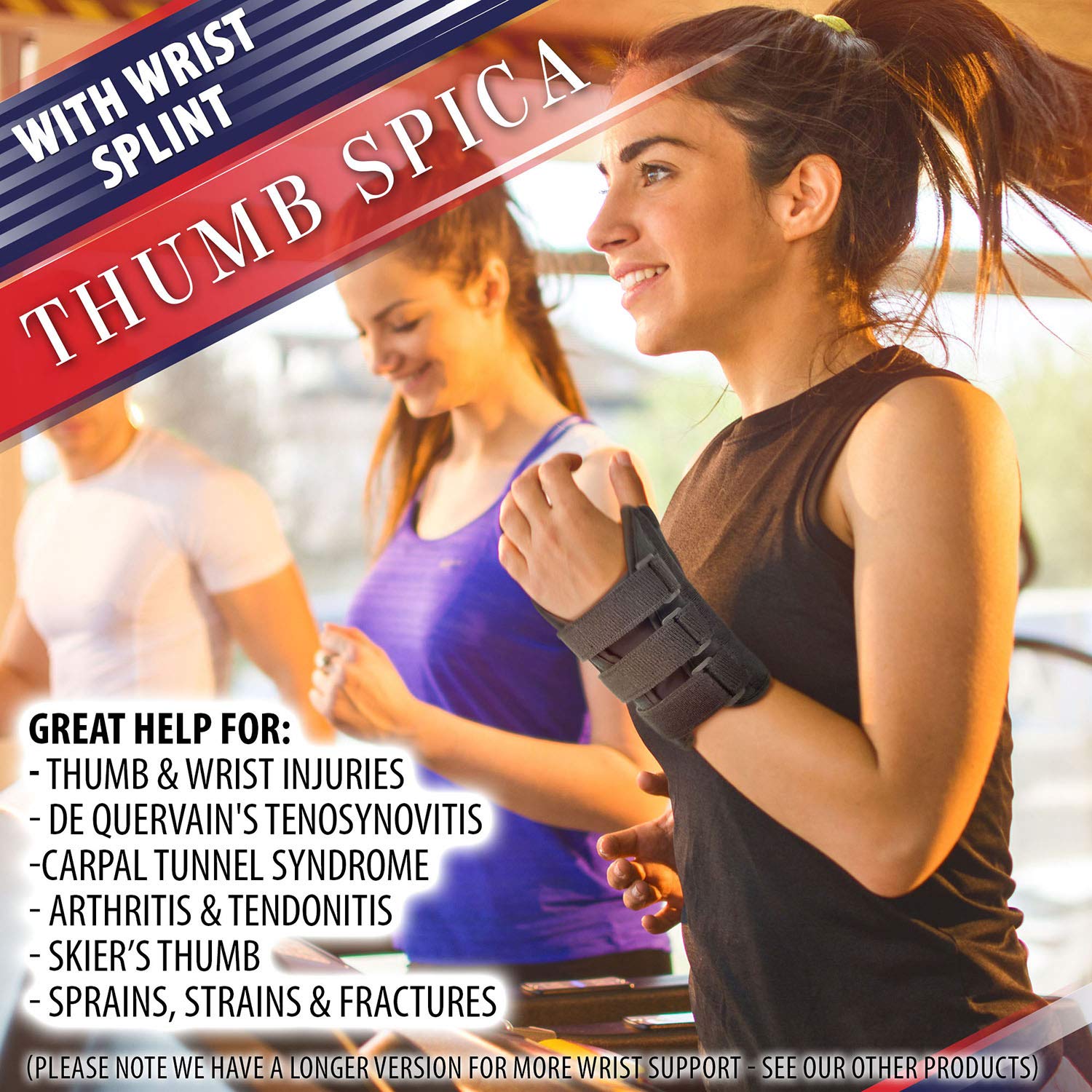 Buy Thumb Spica Splint & Wrist Brace – Short Wrist Splint & Thumb ...