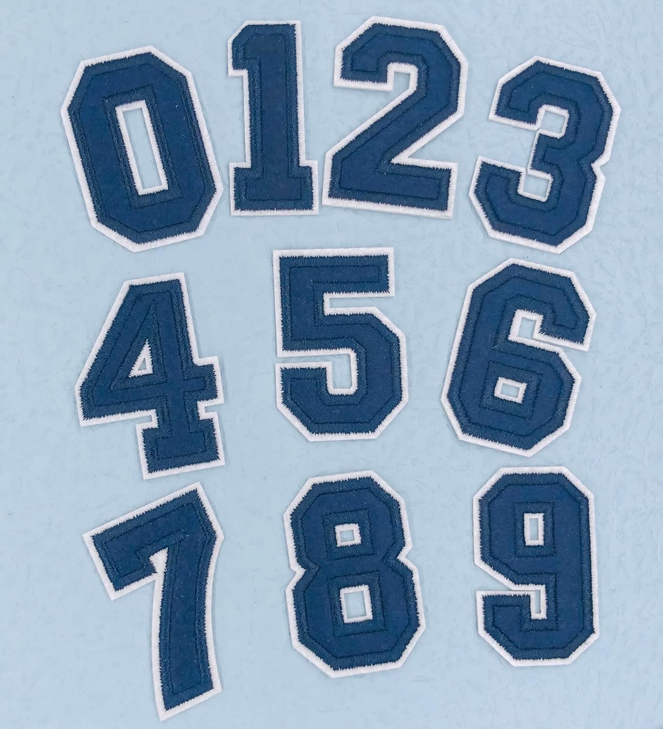 Amazon.com: Medium Iron on Numbers for Clothing Jeysey Hat Backpacks ...