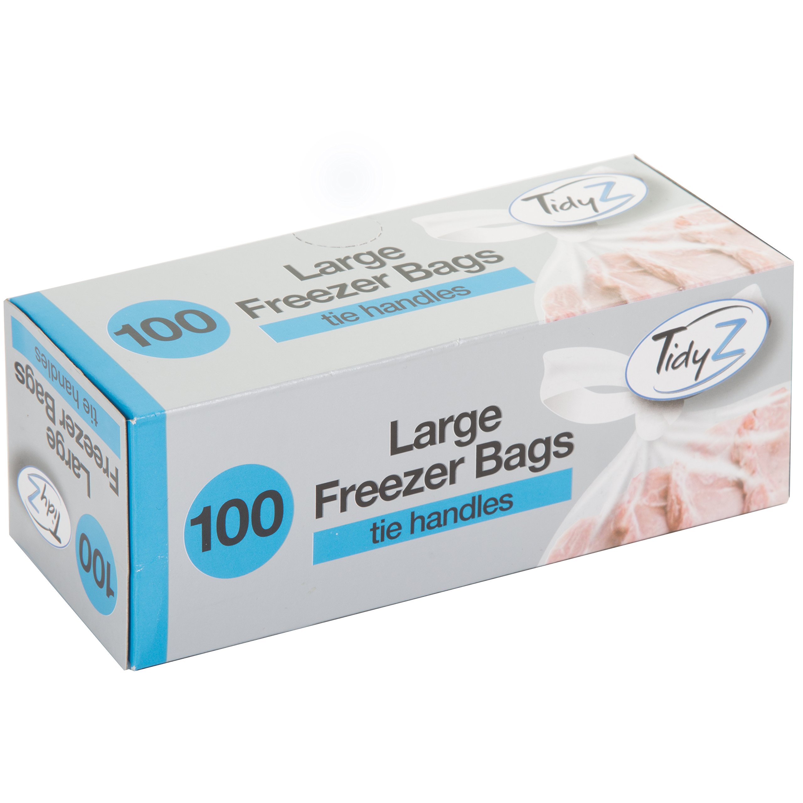 Pack of 100 Medium Freezer Bags | Storage Bags with Tie Handles ...