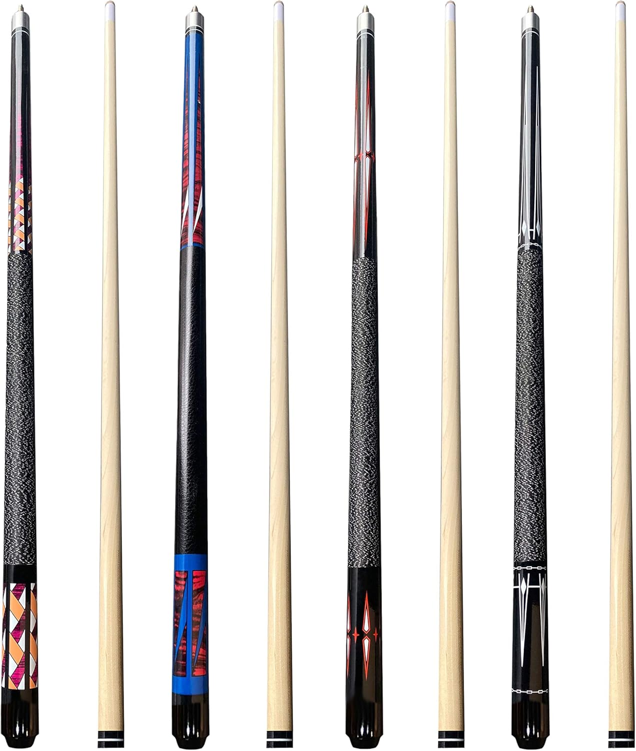 Buy FVSCM Pool Cues - Set of 4 Cue Sticks at Ubuy Nepal