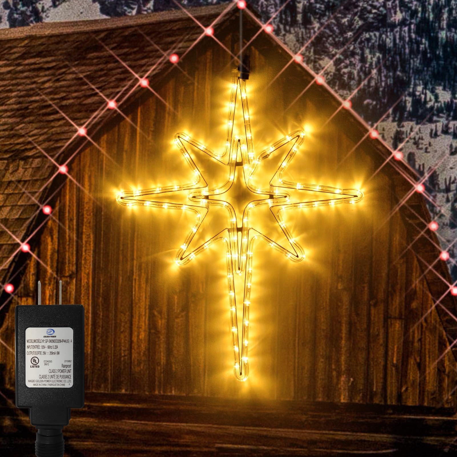 Amazon.com : LED Star Lights Christmas Outdoor Christmas LED Star ...