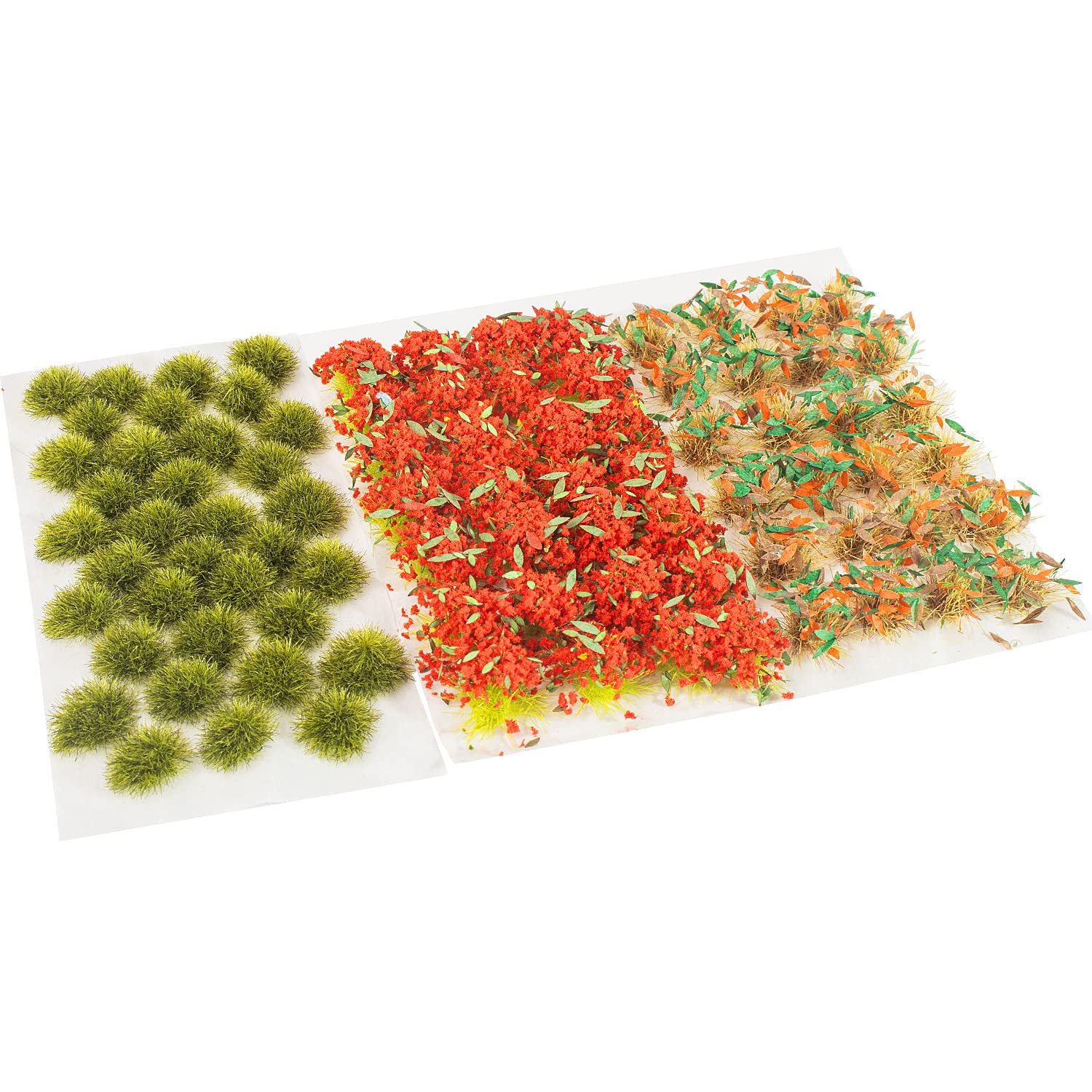 Buy 87 Pcs Static Grass Model Grass Tufts Artificial Grass Bushy Tuft ...