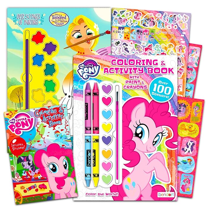 Buy My Little Pony Coloring Book Set for Girls - Bundle with My Little ...