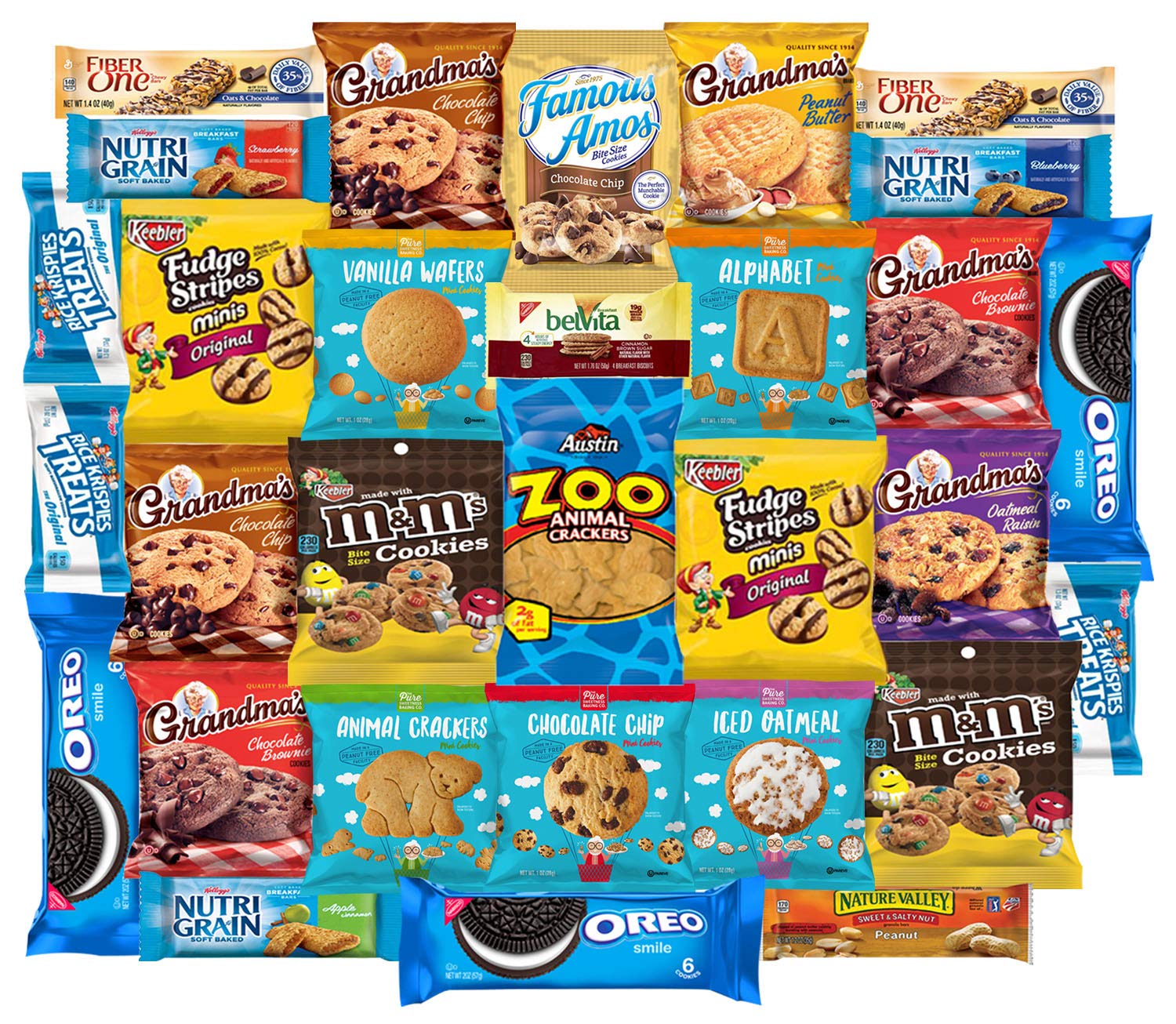 Buy Cookies Variety Pack, Crackers & Snacks Care Package Bundle ...