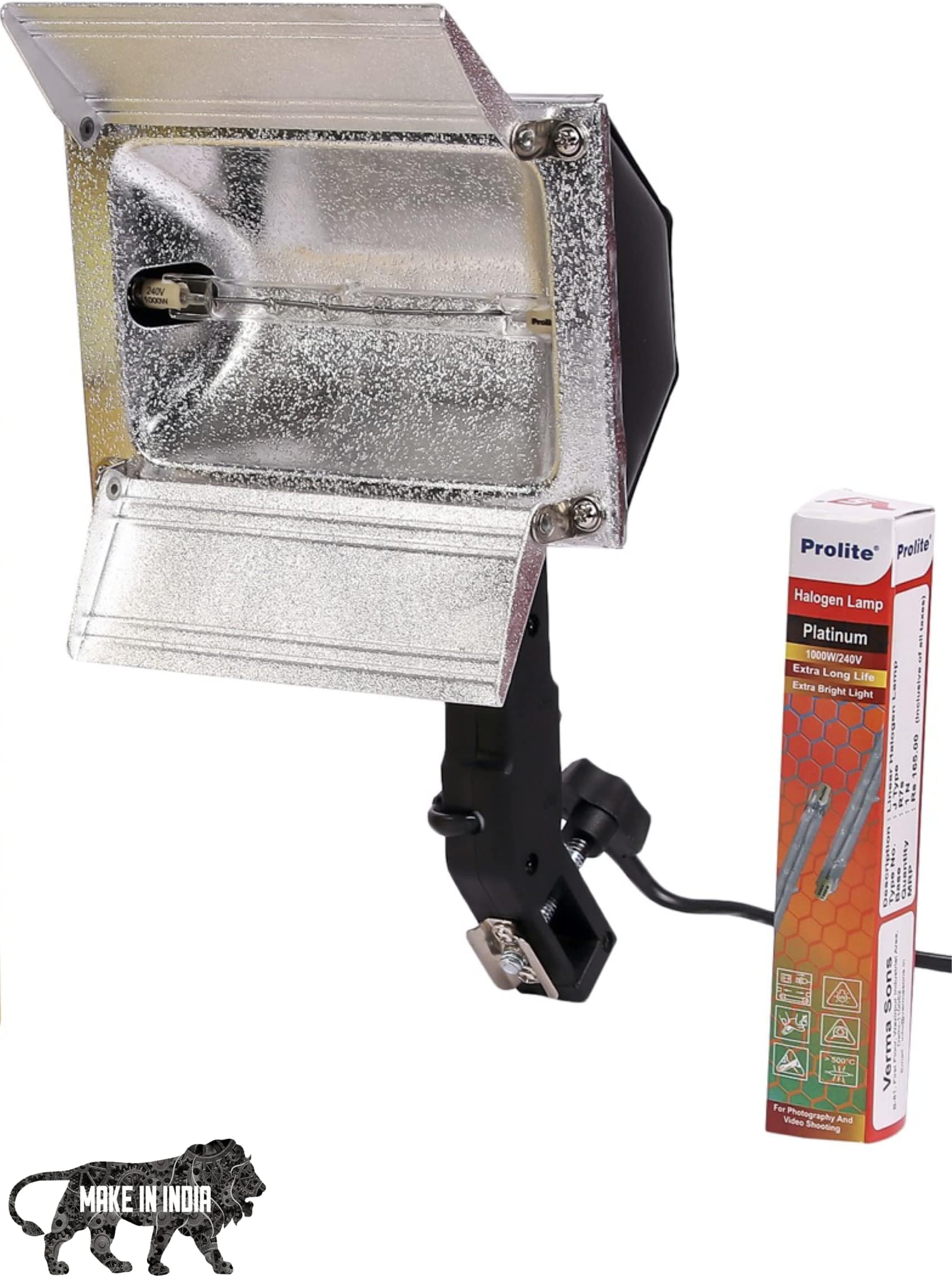 Prolite B4 Continuous Video Light with 1000 Watt Halogen Tube for Video ...