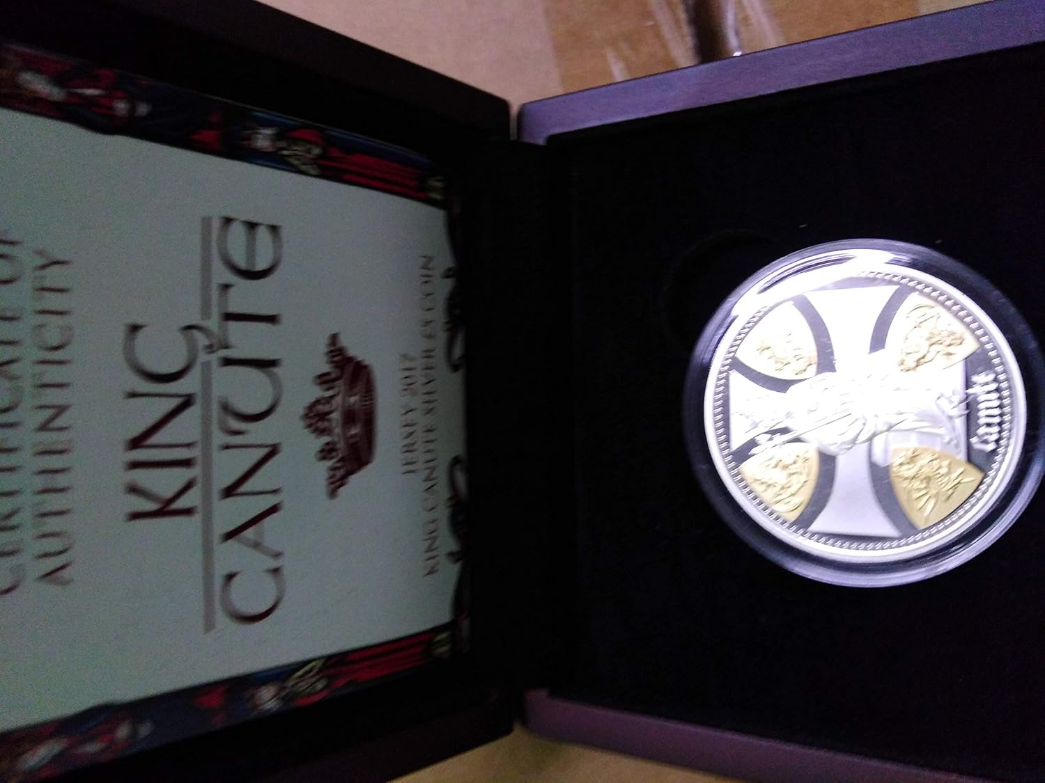 KING CANUTE £5 SILVER PROOF COIN LIMITED CIR 495 : Amazon.co.uk: Toys ...