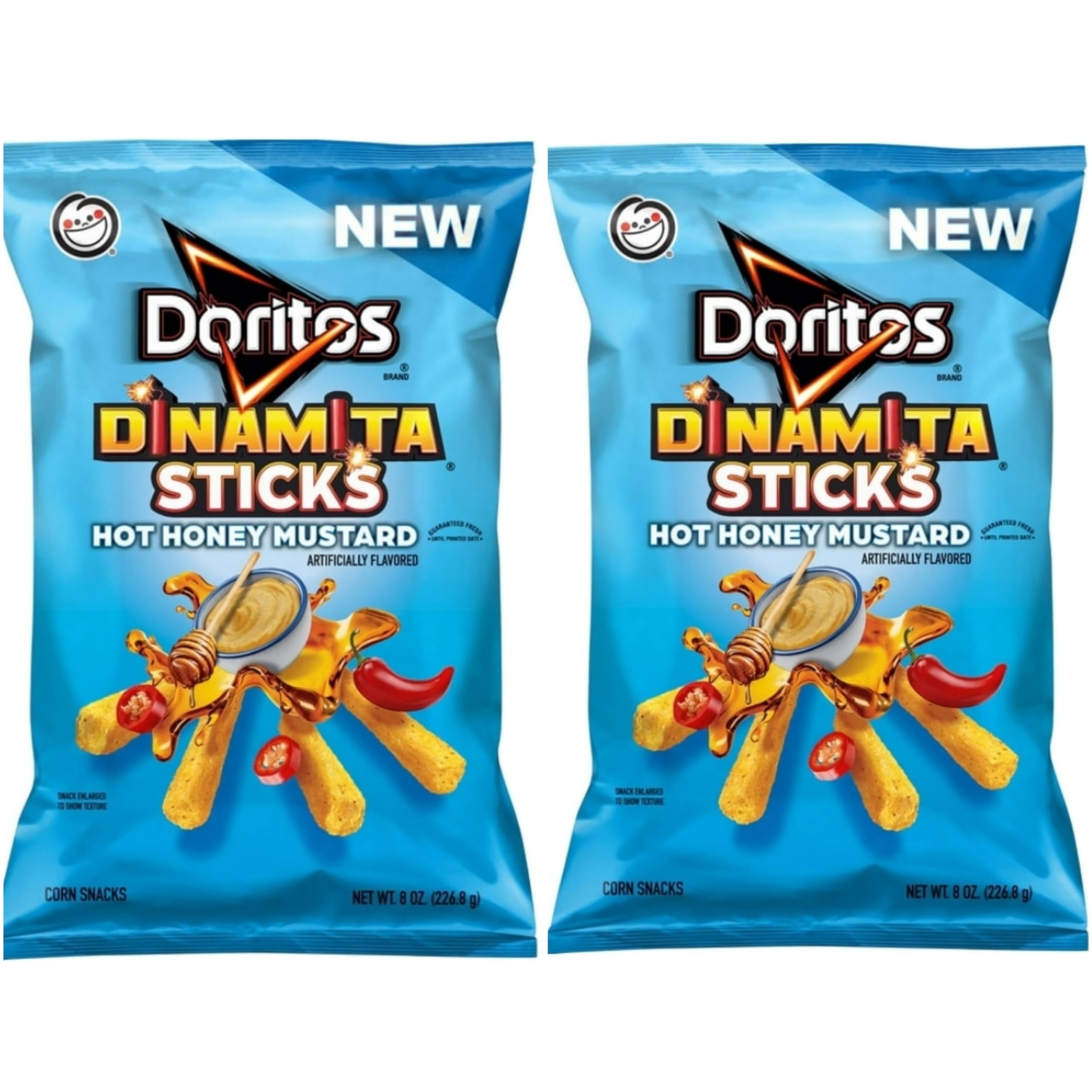 Amazon.com: Doritos Dinamita Sticks Smoky Chile Queso (2Pack)(8oz Bags ...