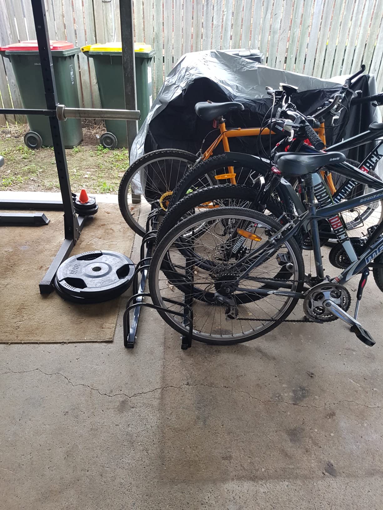 Weisshorn 3 Bike Stand Storage Rack, Road Bikes Holder Foot Floor ...