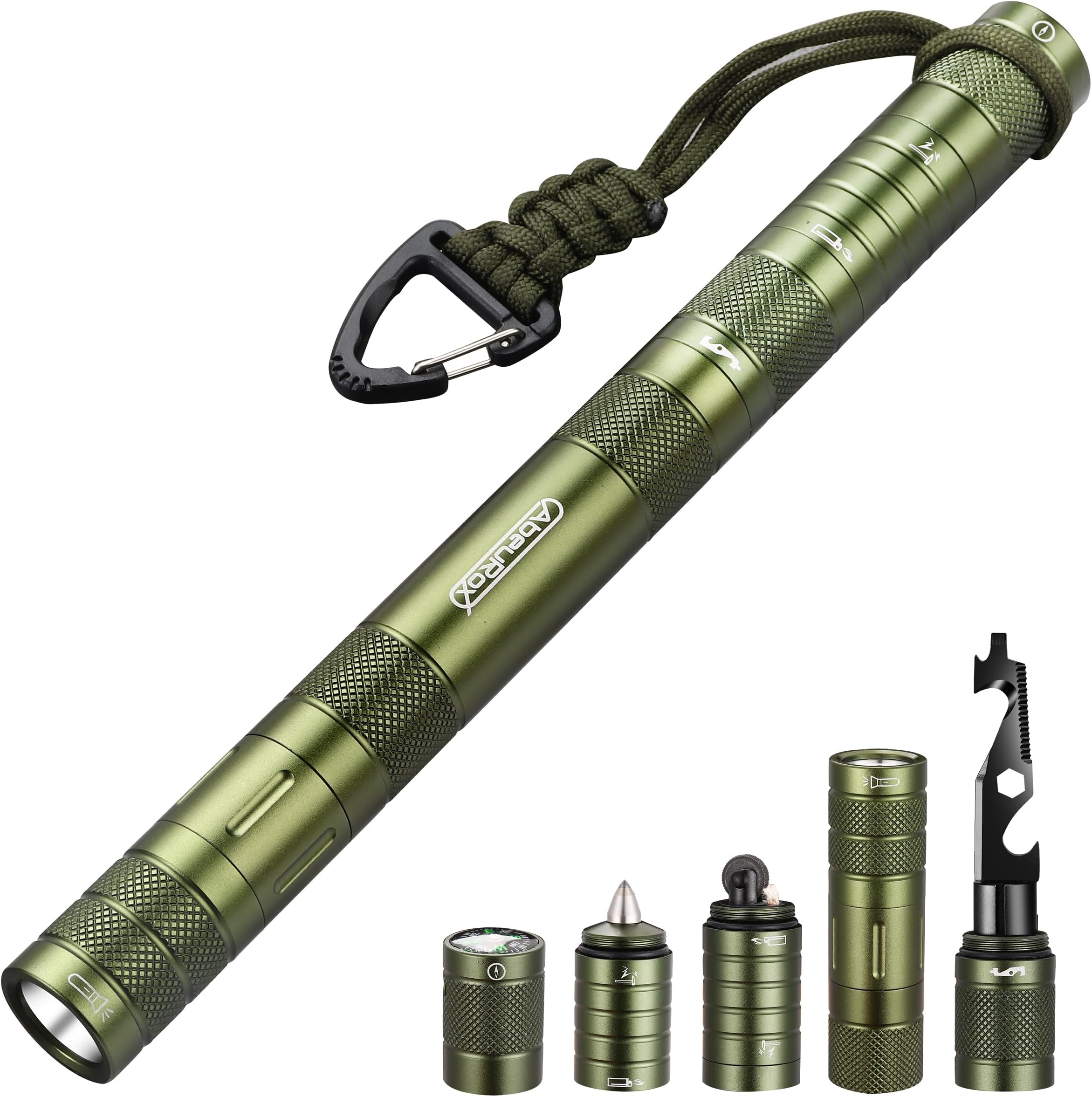 AbeuRox 6-in-1 Multitool, Flashlight Multi-tool Kits with Rechargeable ...