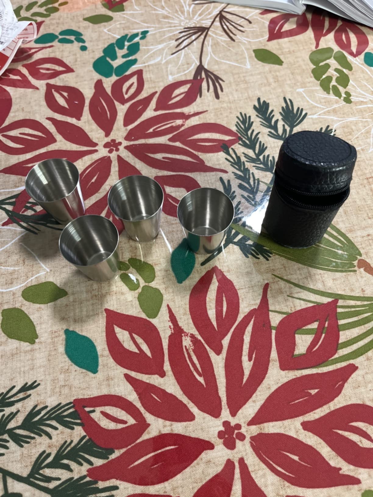 Stainless Steel Shot Glasses 8 PCS Shot Cups Glass Unbreakable Schnapps ...